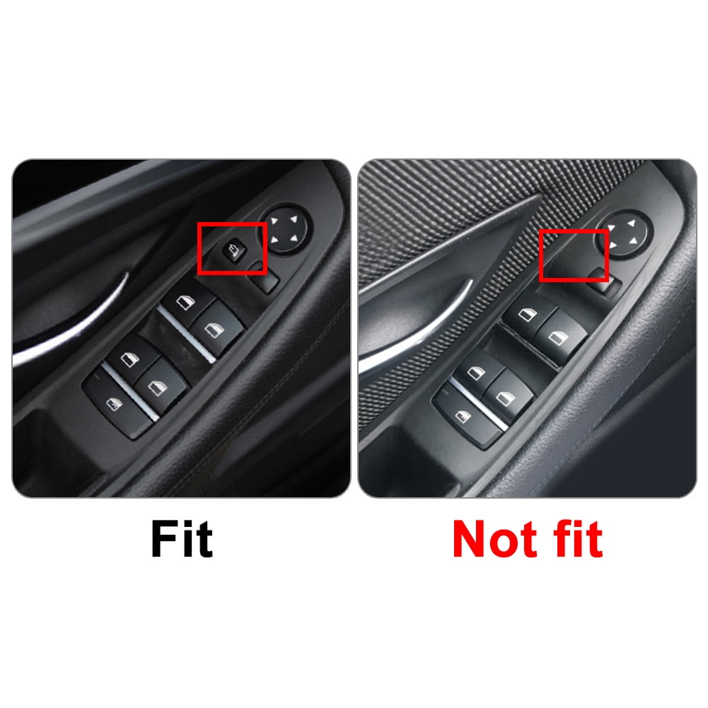 ZS Inner Front Left Door Panel Handle Pull Trim Covers for BMW 5 series ...