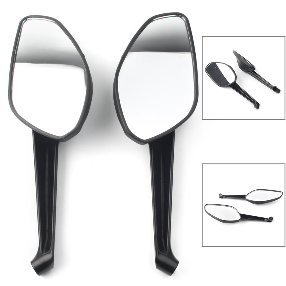 ZS Motorbike Left Right Rear View Mirror For Ducati Diavel 14 Monster ...