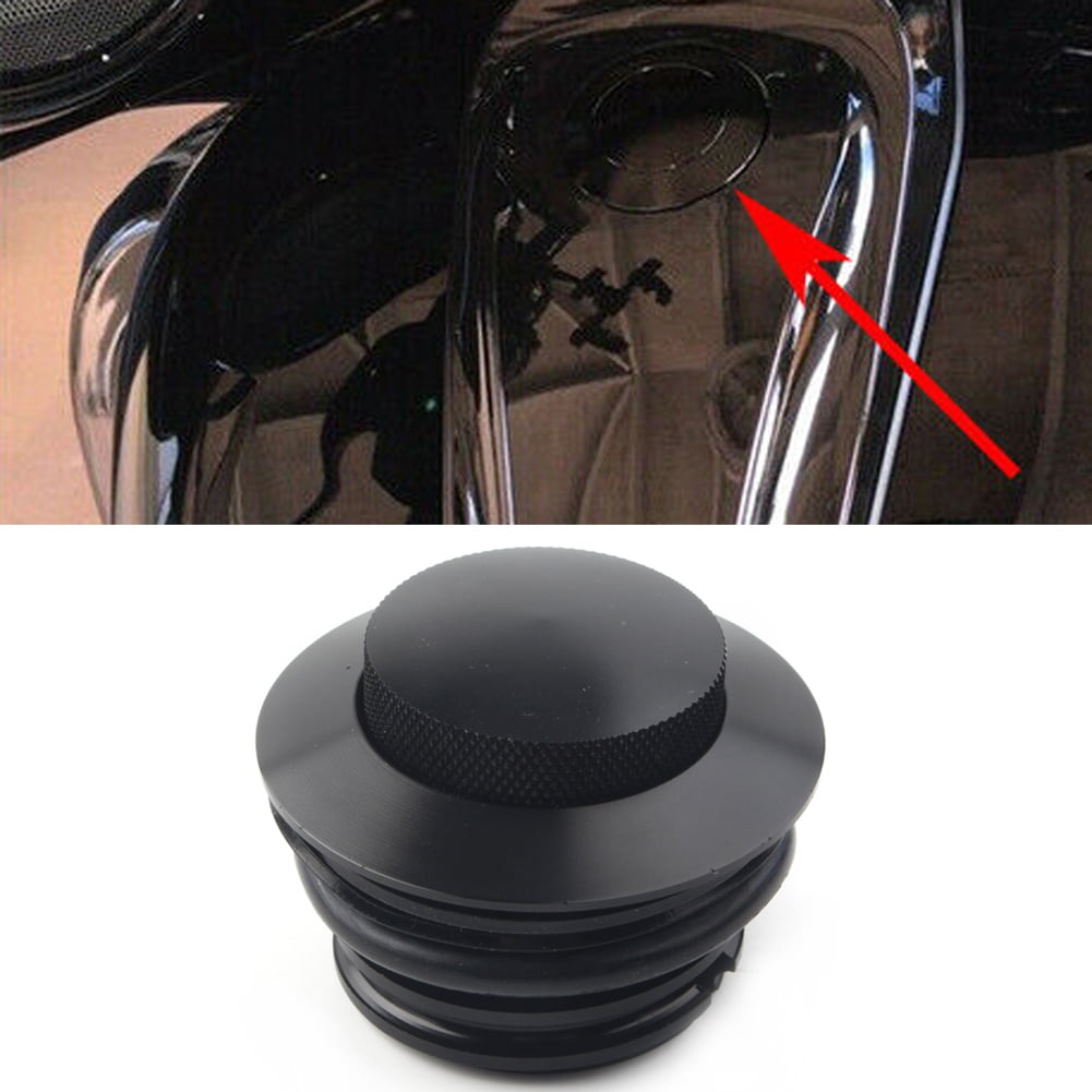 ZS Motorcycle Flush Pop Up Reservoir Gas Cap Vented Fuel Tank Cover For ...