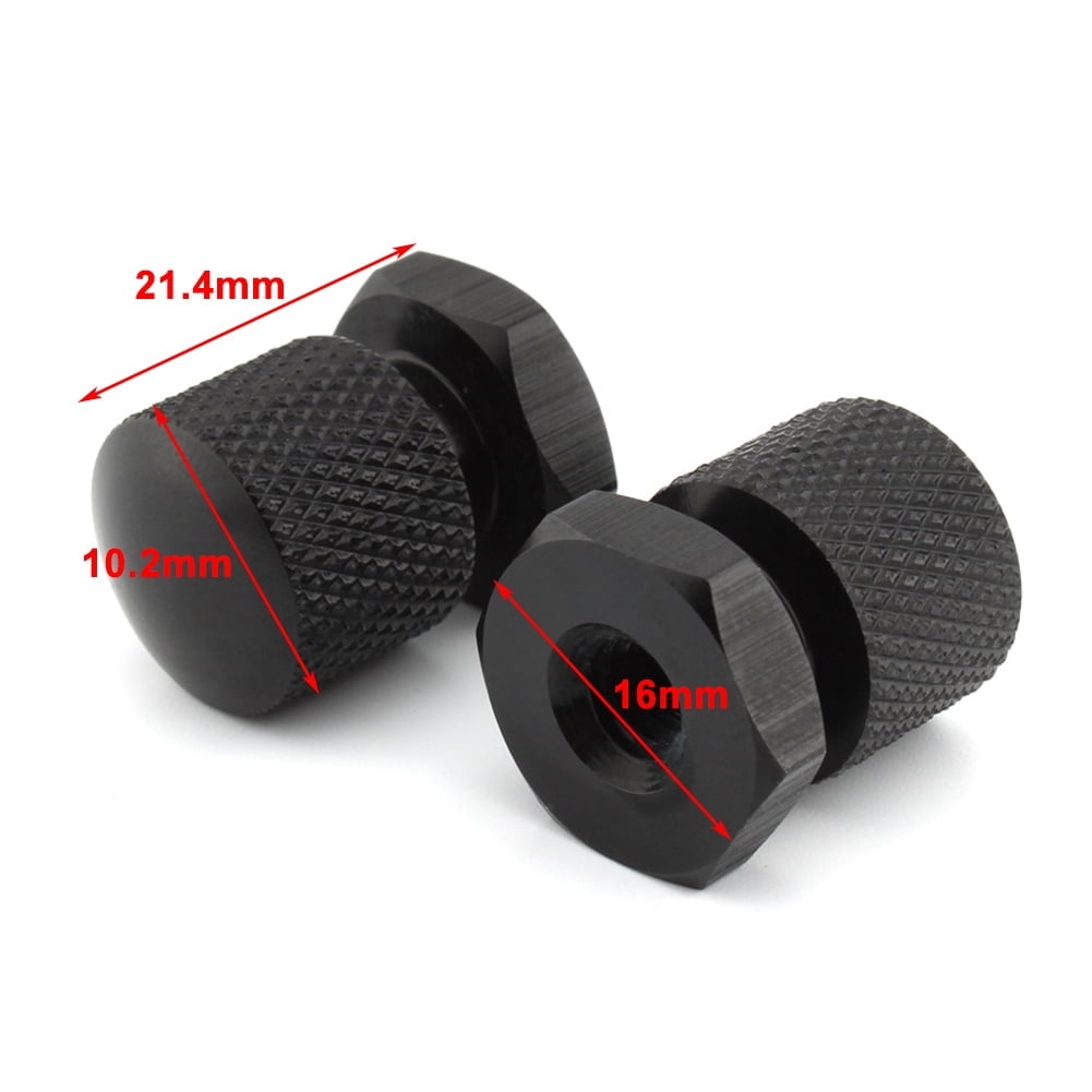 ZS Solo Seat Nuts Mounting Nuts 1/4"-20 Thread Fit Harley Softail Road ...