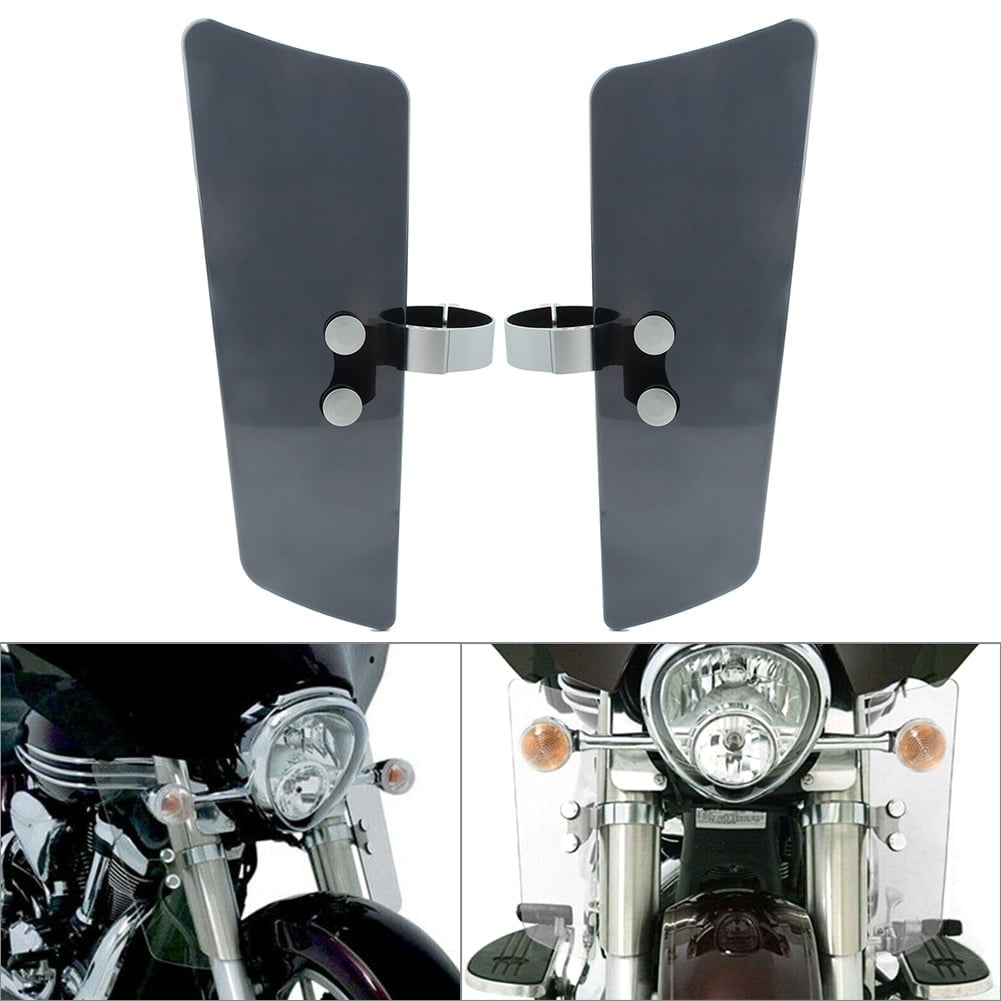 ZS Wind/Fork Air Deflector 2pcs for Honda VTX1300R Kawasaki Suzuki ...
