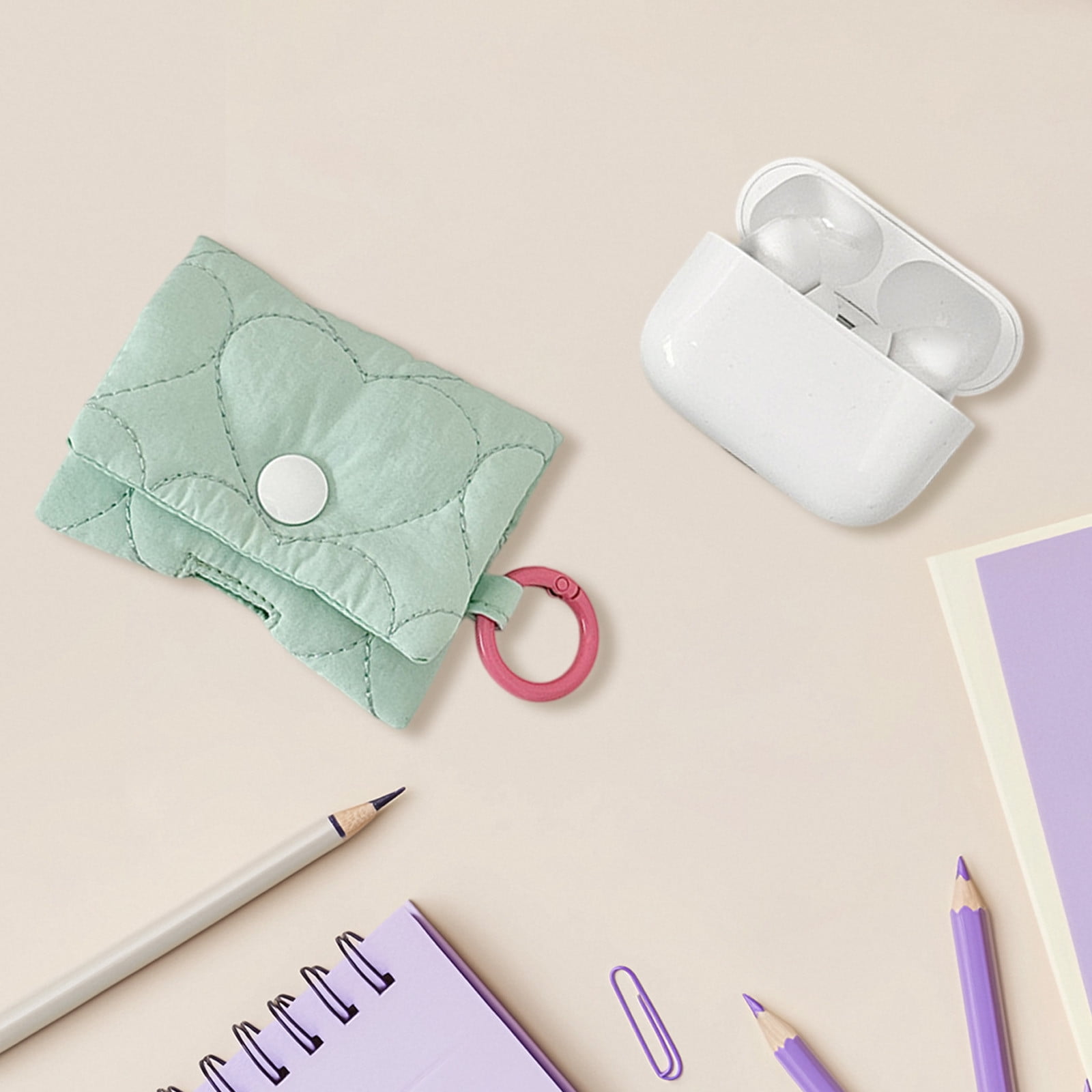 ZSBCMY Cute Bluetooth Headset Storage Case, Soft Protection Earbud ...