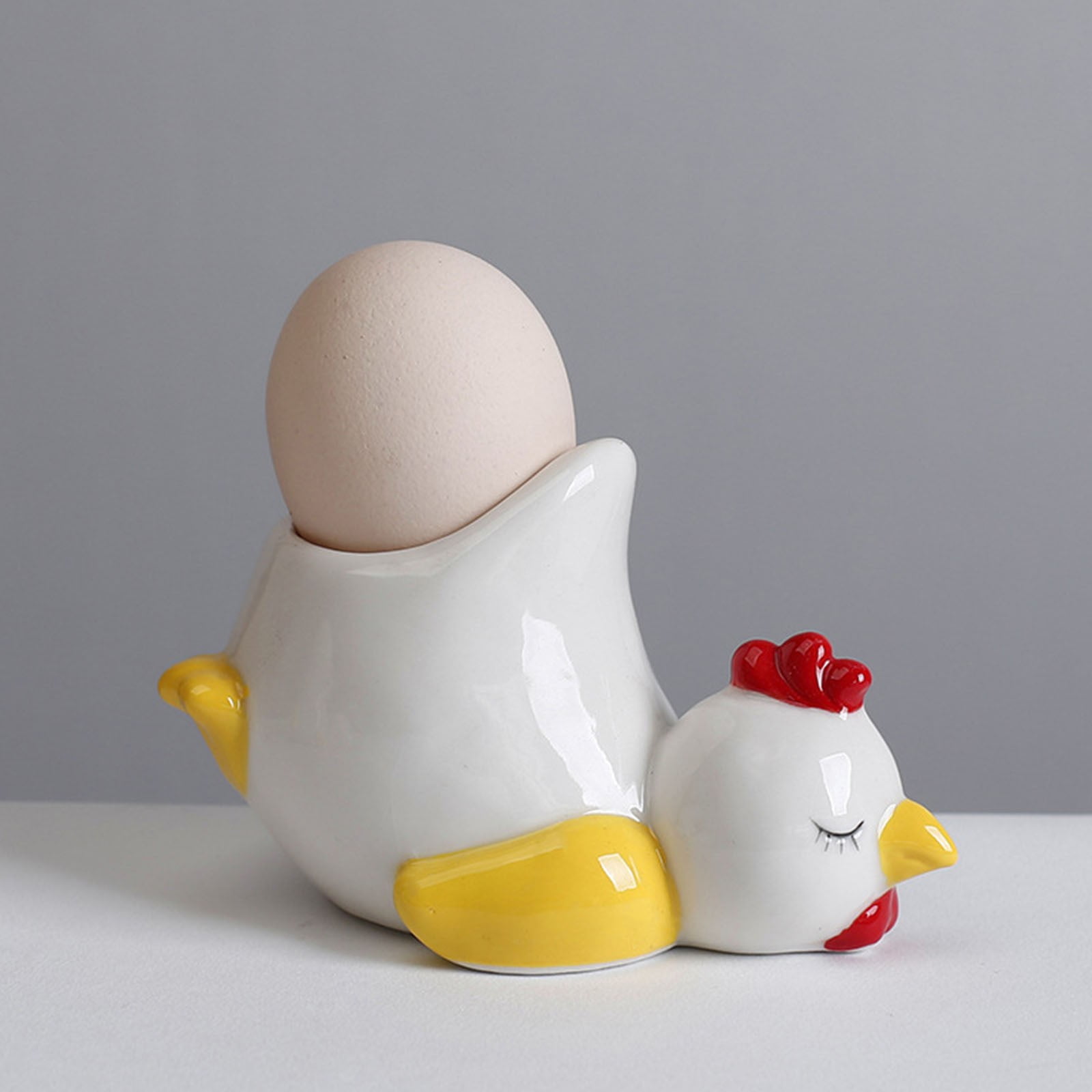 ZSBCMY Cute Ceramic Breakfast Tray - Fresh Decoration for Tabletop ...