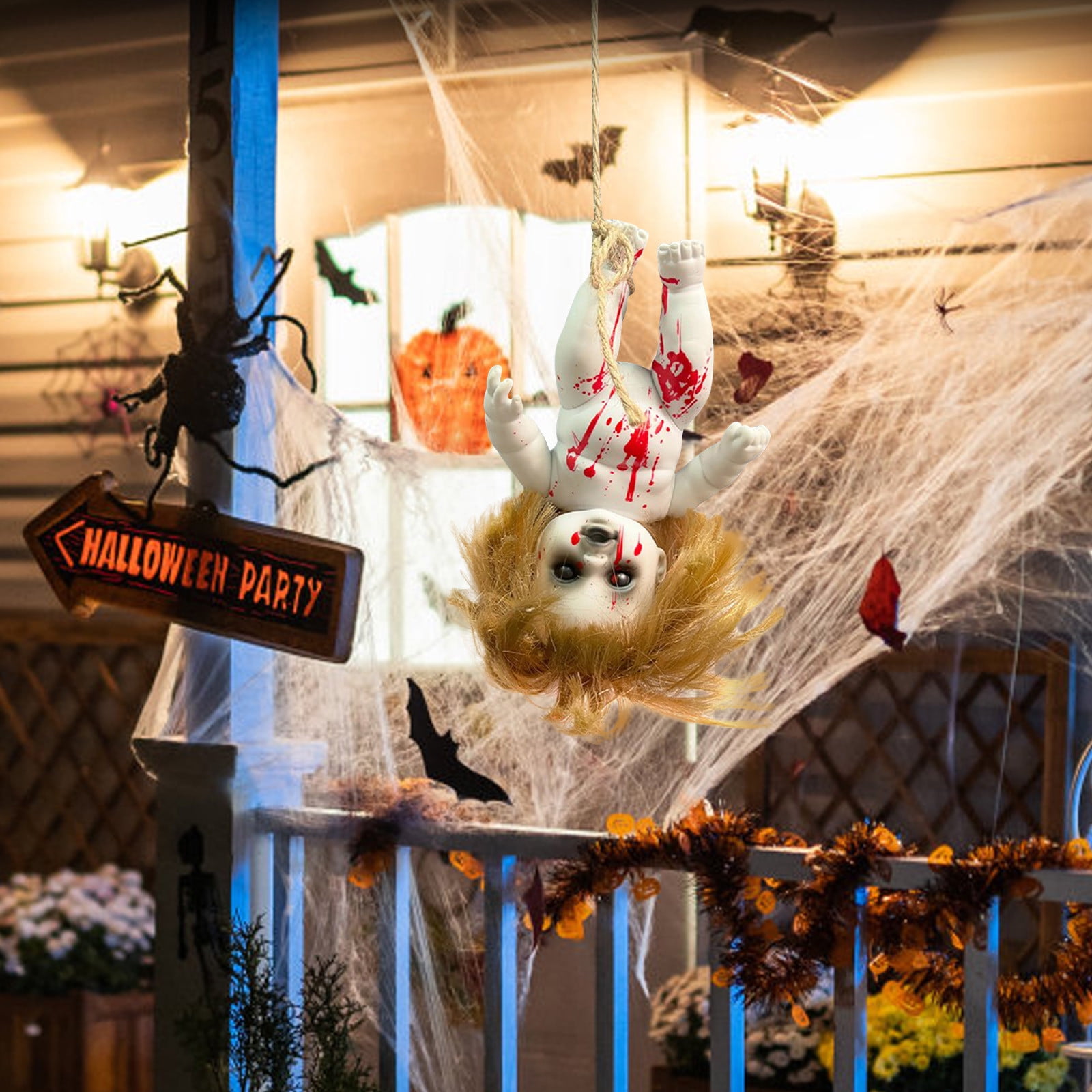 ZSBCMY Halloween Ghost Doll Hanging Decoration for Home and Parties ...