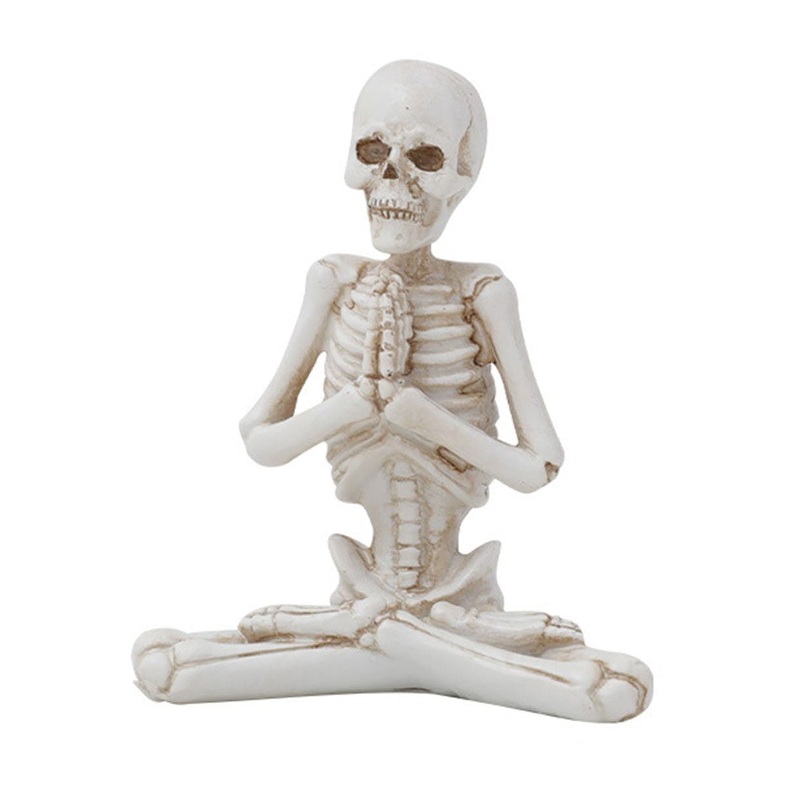 ZSBCMY Halloween Yoga Skeleton Statue, Realistic Resin Decoration for ...