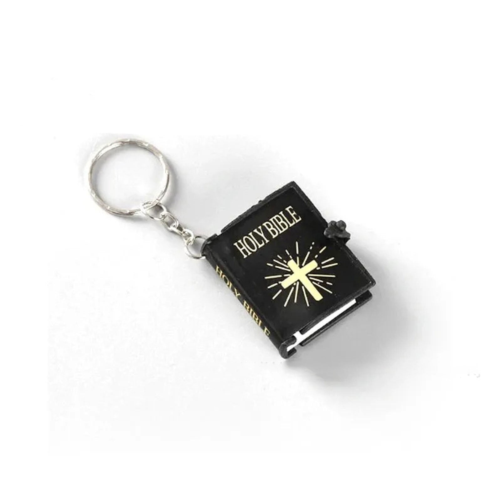 ZSBCMY Mini Bible Book Pendant – Religious Symbolic MINI Bible ...