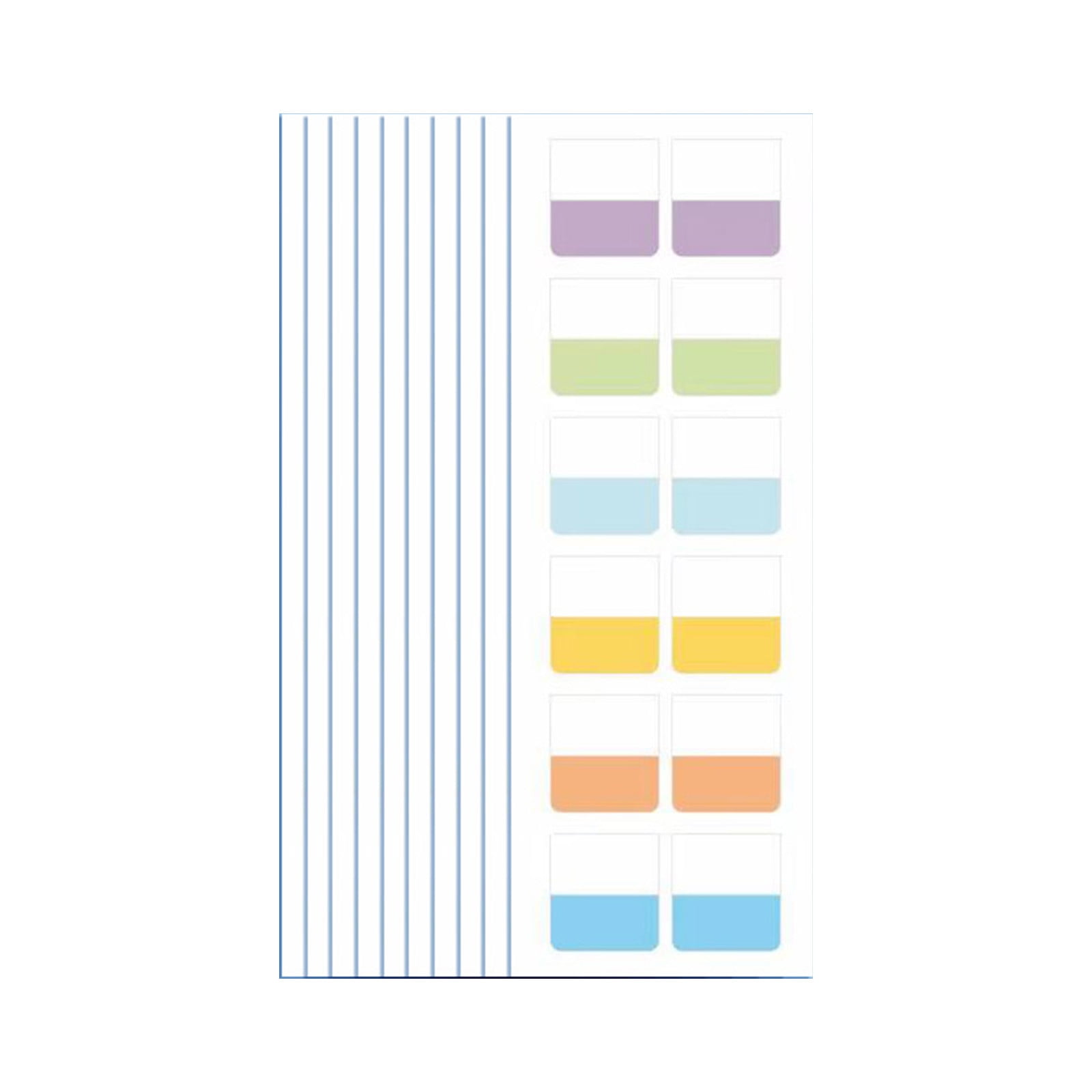 ZSBCMY Multicolor Bookmark Stickers, Strong Stickiness Label Stickers ...