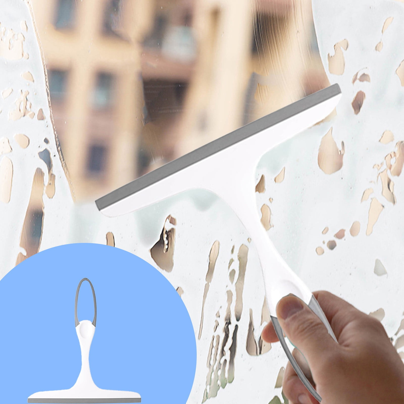 ZSBCMY Multipurpose Shower Squeegee for Glass Doors, Windows, Mirrors ...