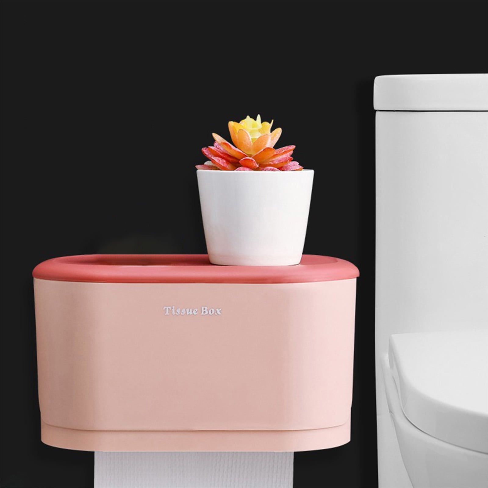 ZSBCMY Pink Blue Tissue Box Drawer, Modern Design, Plastic, for Home ...