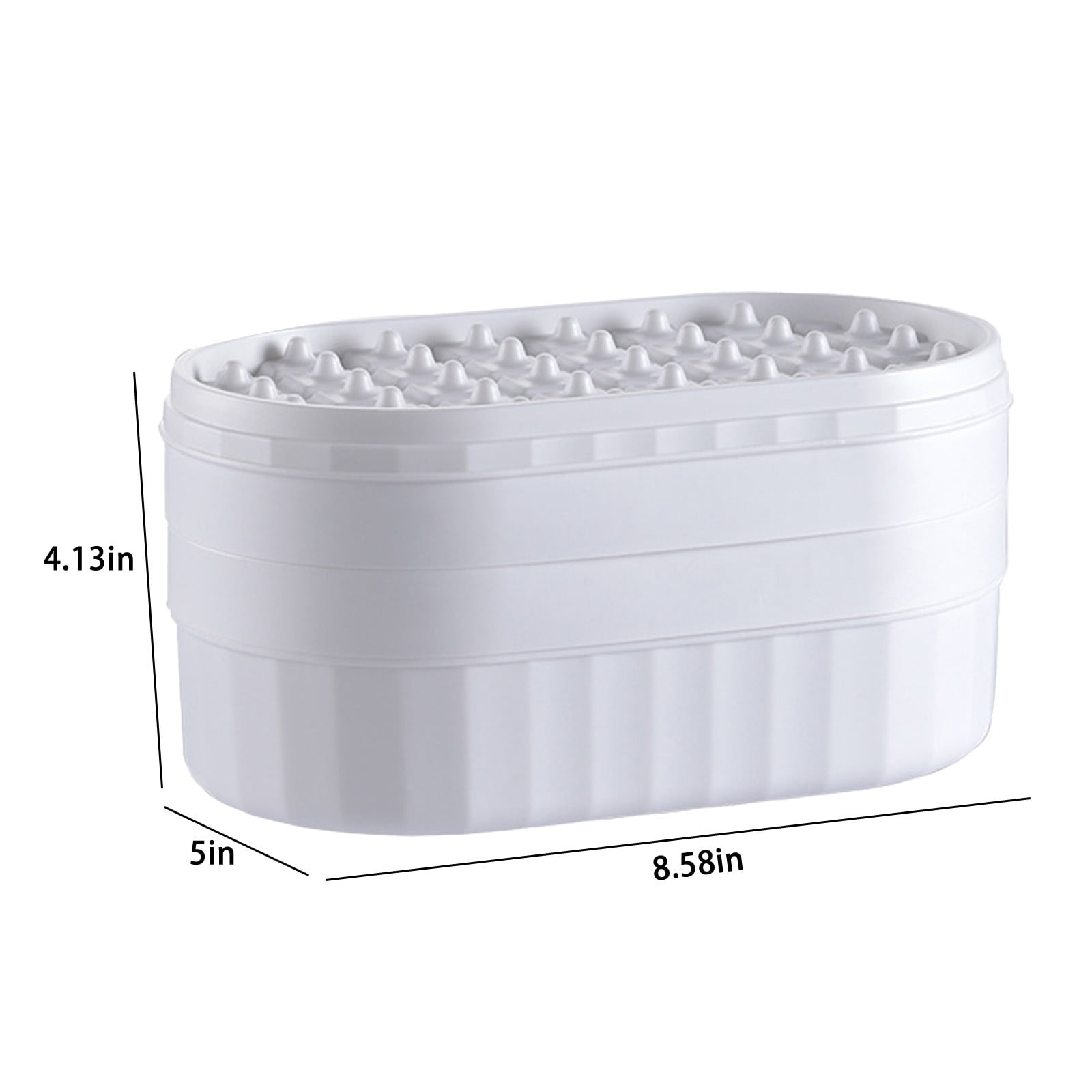 ZSBCMY Stackable Ice Tray Set, Round Ice Balls Maker, Ice Trays for ...