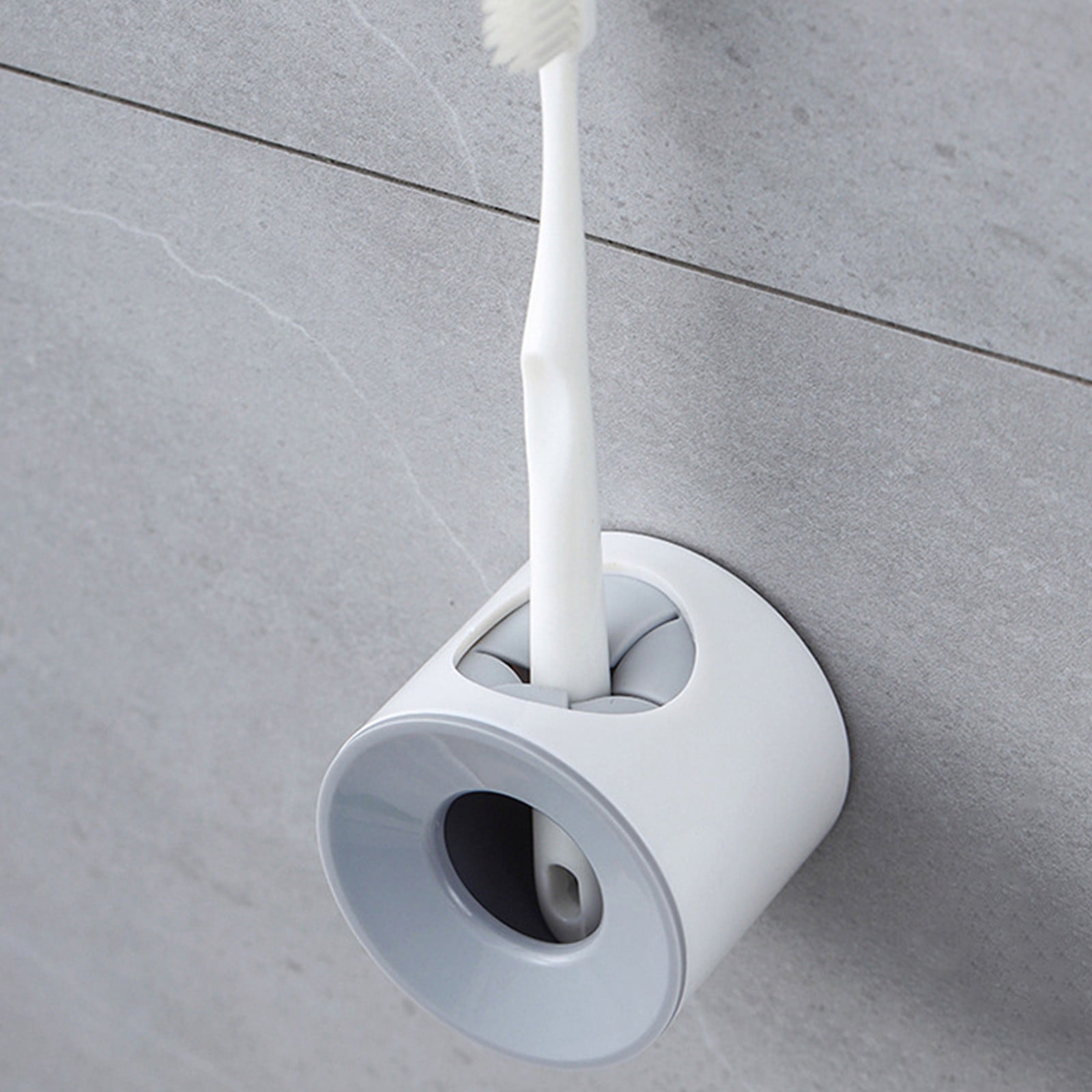 ZSBCMY Traceless Adhesive Electric Toothbrush Storage Rack, Bathroom ...