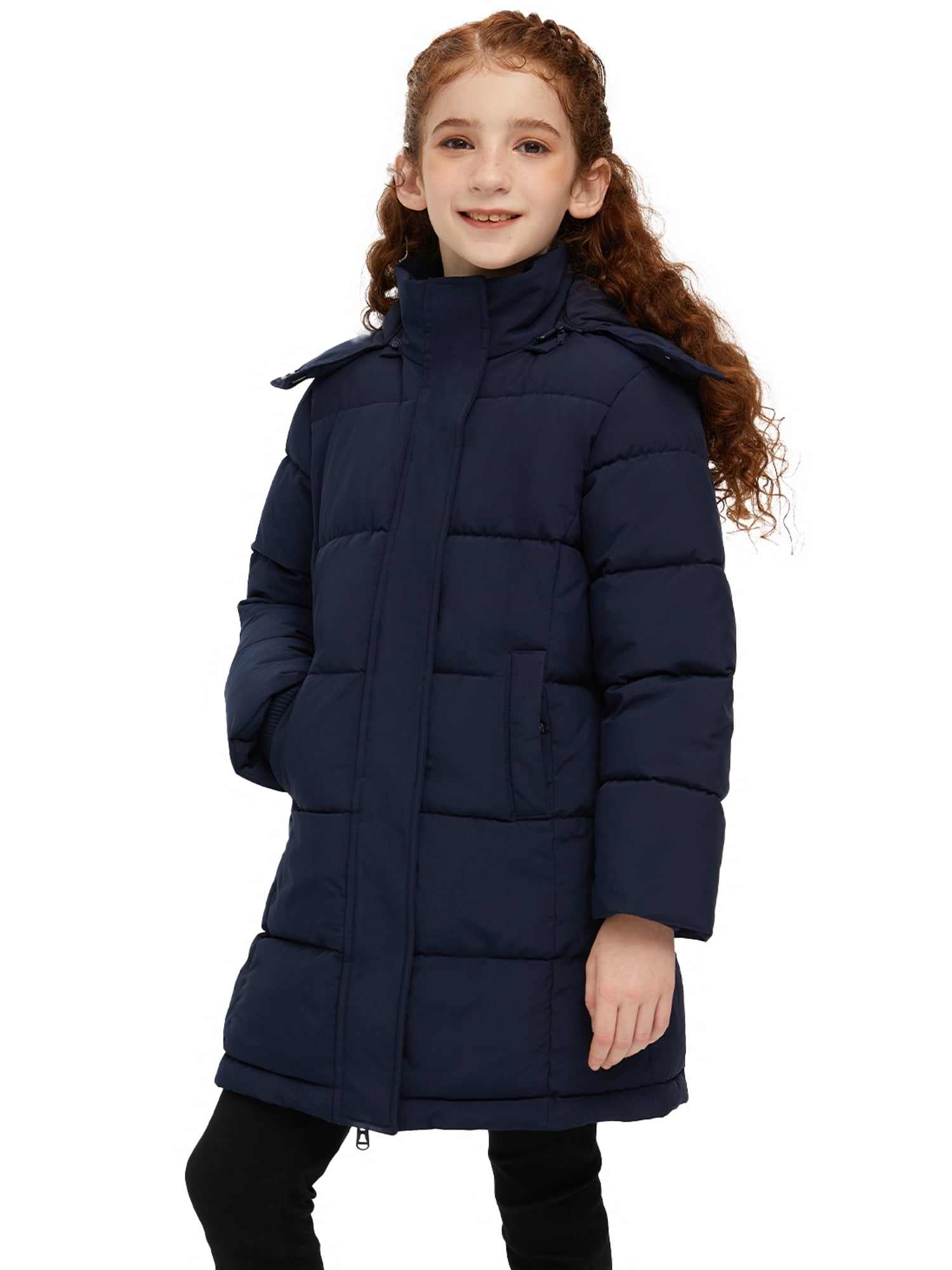ZSHOW Big Girls' Winter Coat Padded Winter Puffer Jacket with Faux Fur ...
