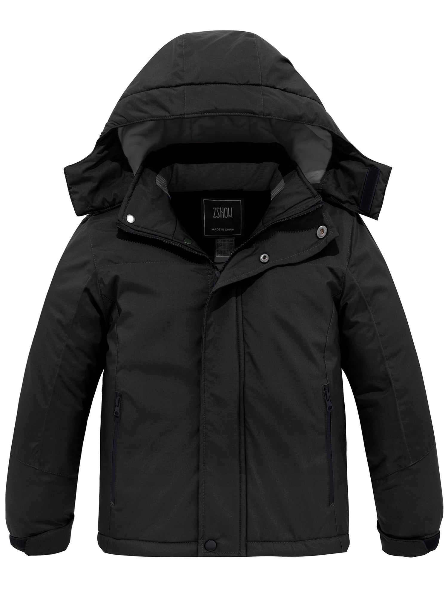 ZSHOW Boy's Winter Jacket Warm Hooded Ski Jacket Breathable Snow Parka ...