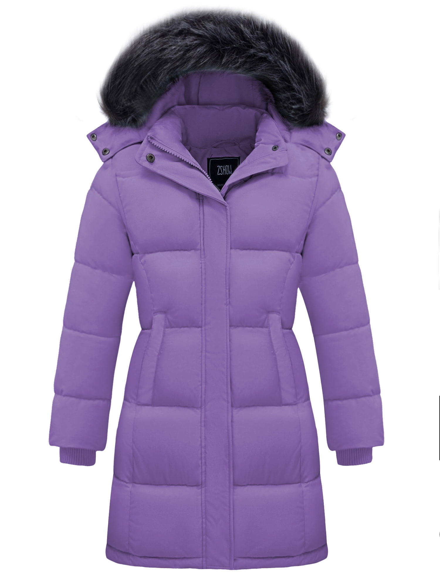 ZSHOW Girls' Coat Water Resistant Winter Jacket Warm Winter Coat Long ...
