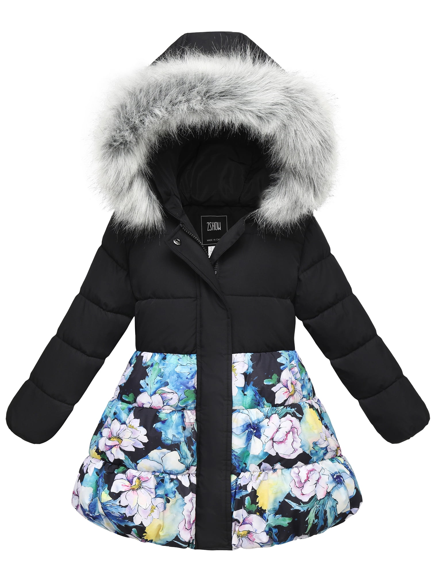Wantdo Girls' Puffer Coat Warm Winter Coat Water Resistant Puffer ...