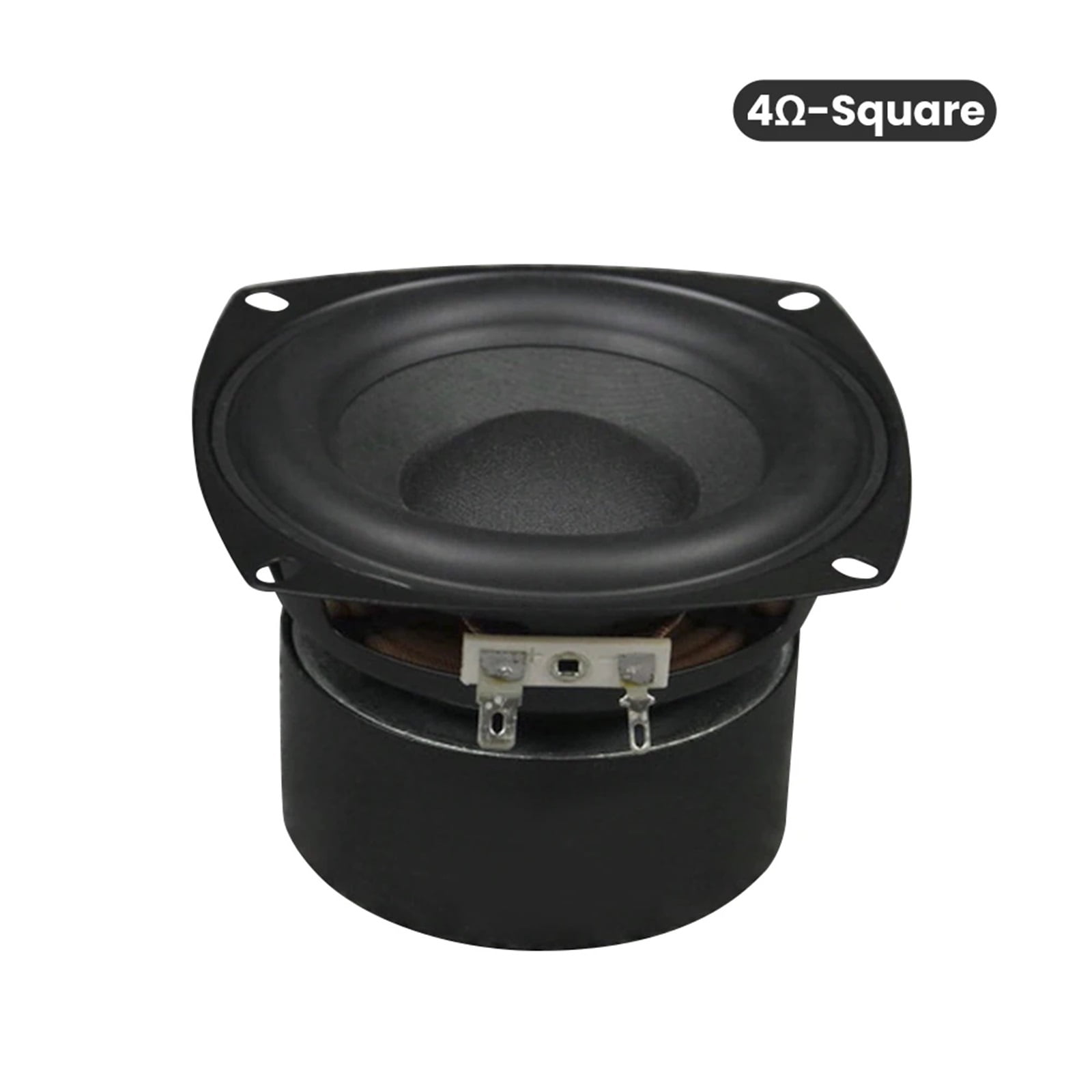 ZSHUA 4 Inch Subwoofer Speaker 4.8 Ohm 45W Woofer Speaker Long Stroke ...