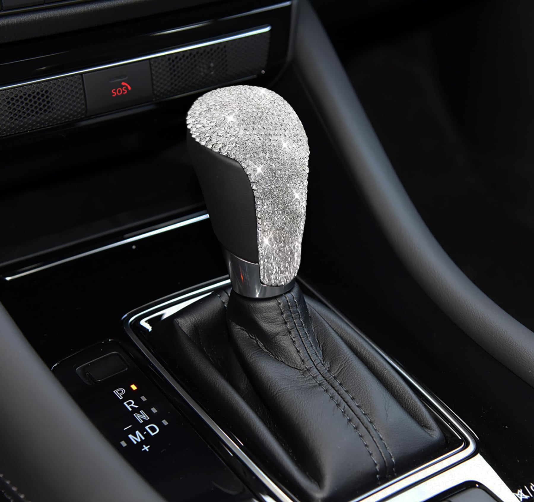 ZSJO Fit Mazda Gear Box Shifter Bling Crystal Accessory Interior Cover ...