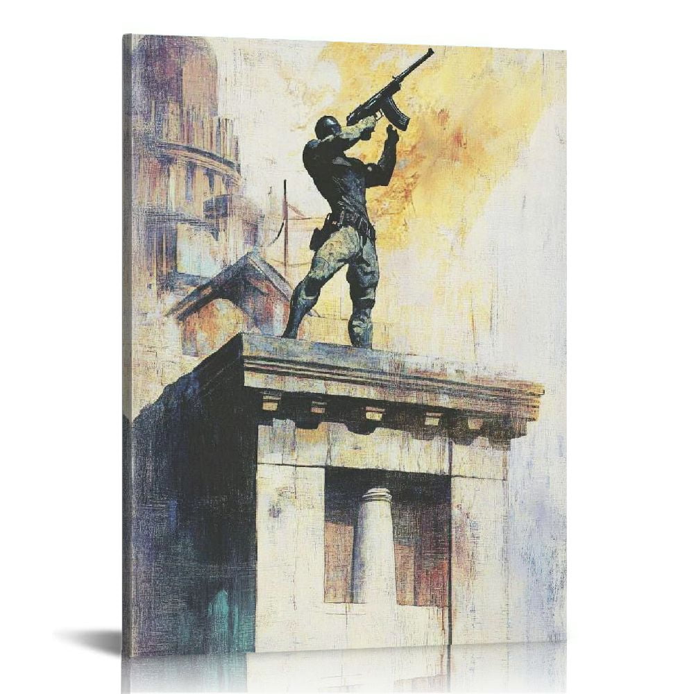 ZSLONG Atlantis by Frank Frazetta Wall Art Gothic Fantasy Decor Frank ...