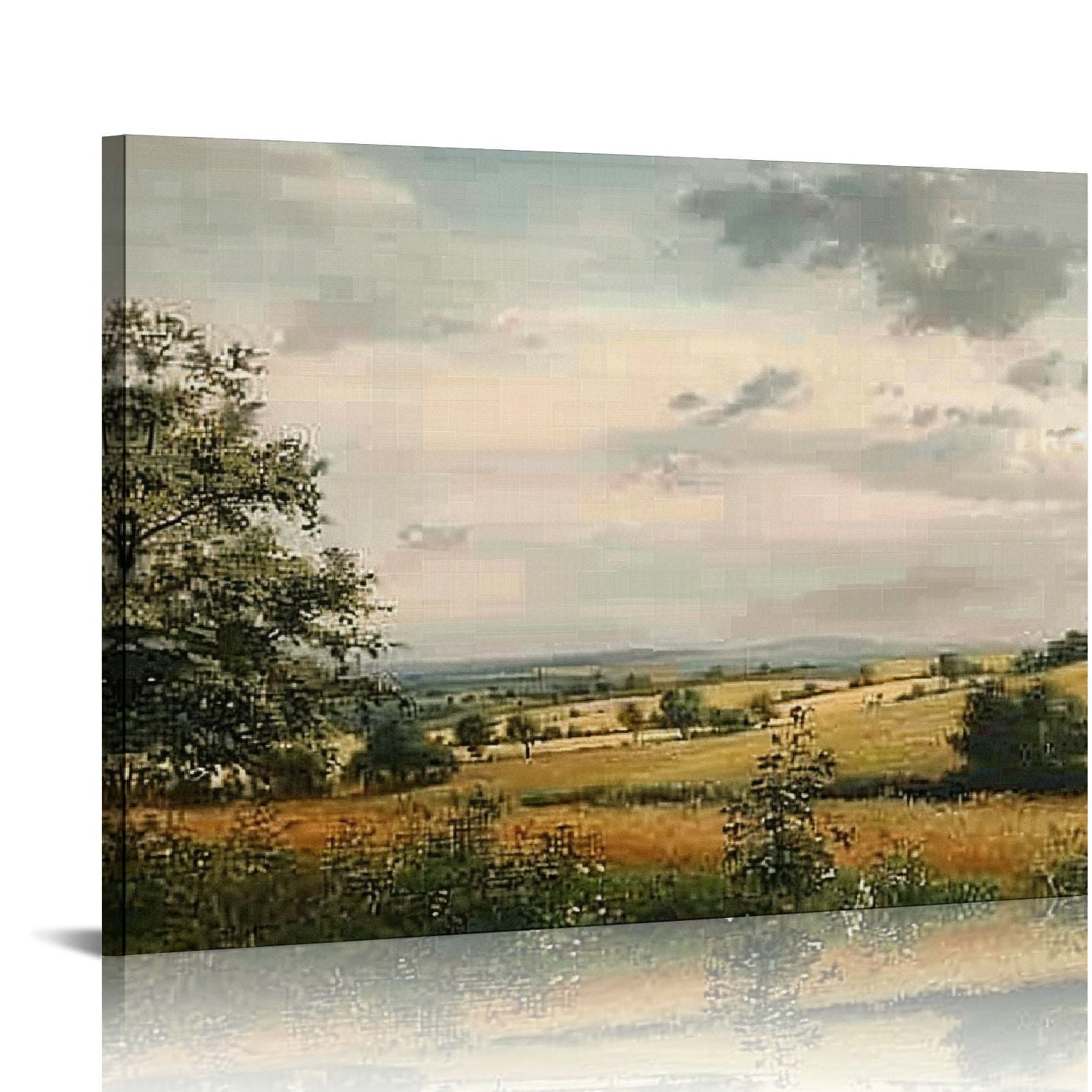 ZSLONG Wall Art for Living Room, Vintage Landscape Canvas Wall Art ...