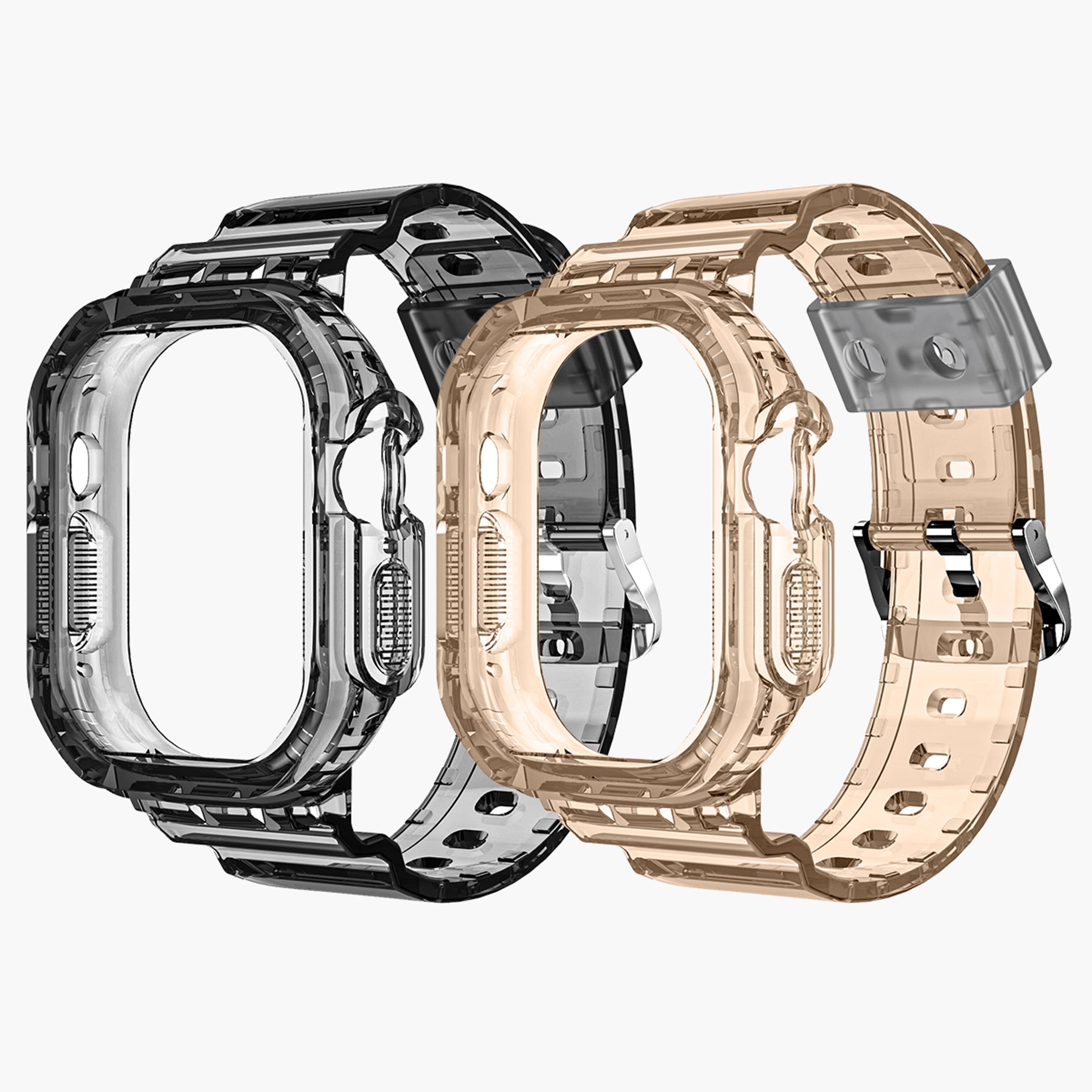 ZSOU 2 Pack Rugged Watch Bands with Case for Apple Watch Ultra 49mm ...