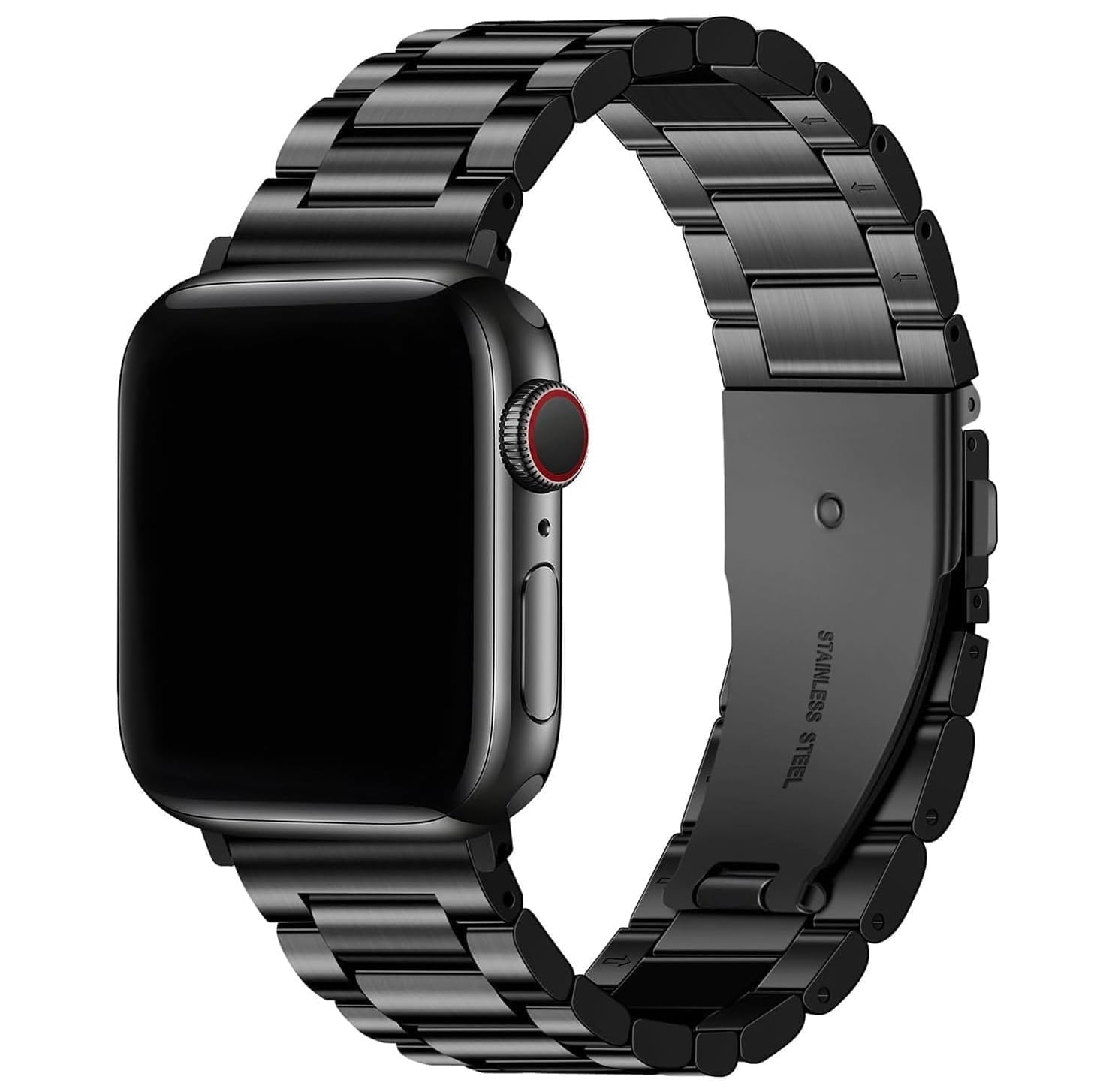 ZSOU Metal Link Watch Band for Apple Watch 42mm(Series 1-3)/44/45/46 ...