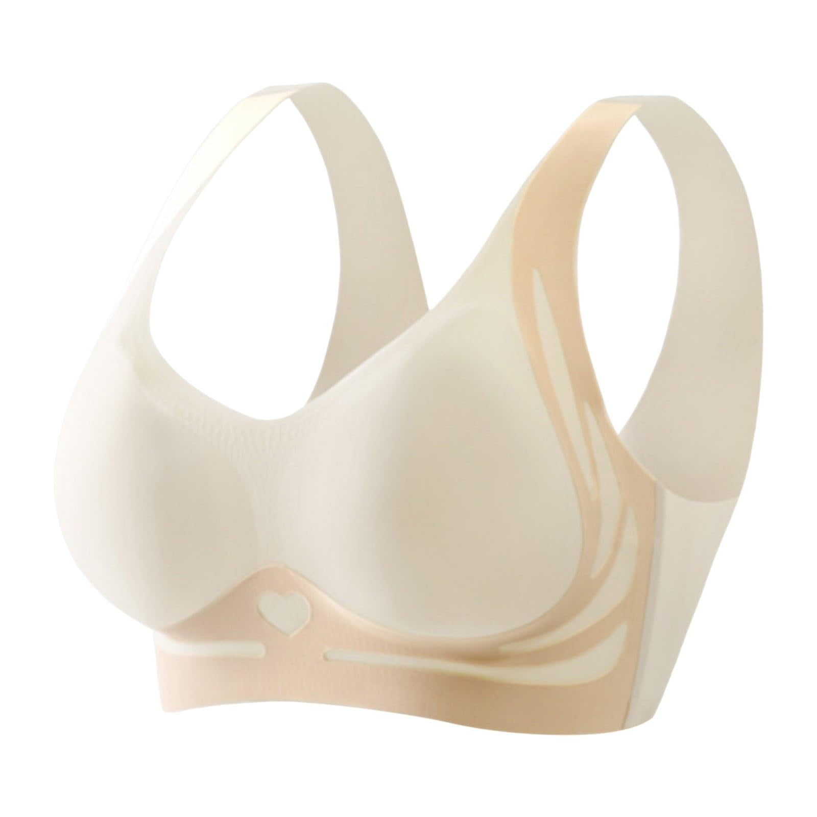 ZSQDM Womens Bras Fitting Bra Wireless Bra Bra Fitting Anti Sagging ...