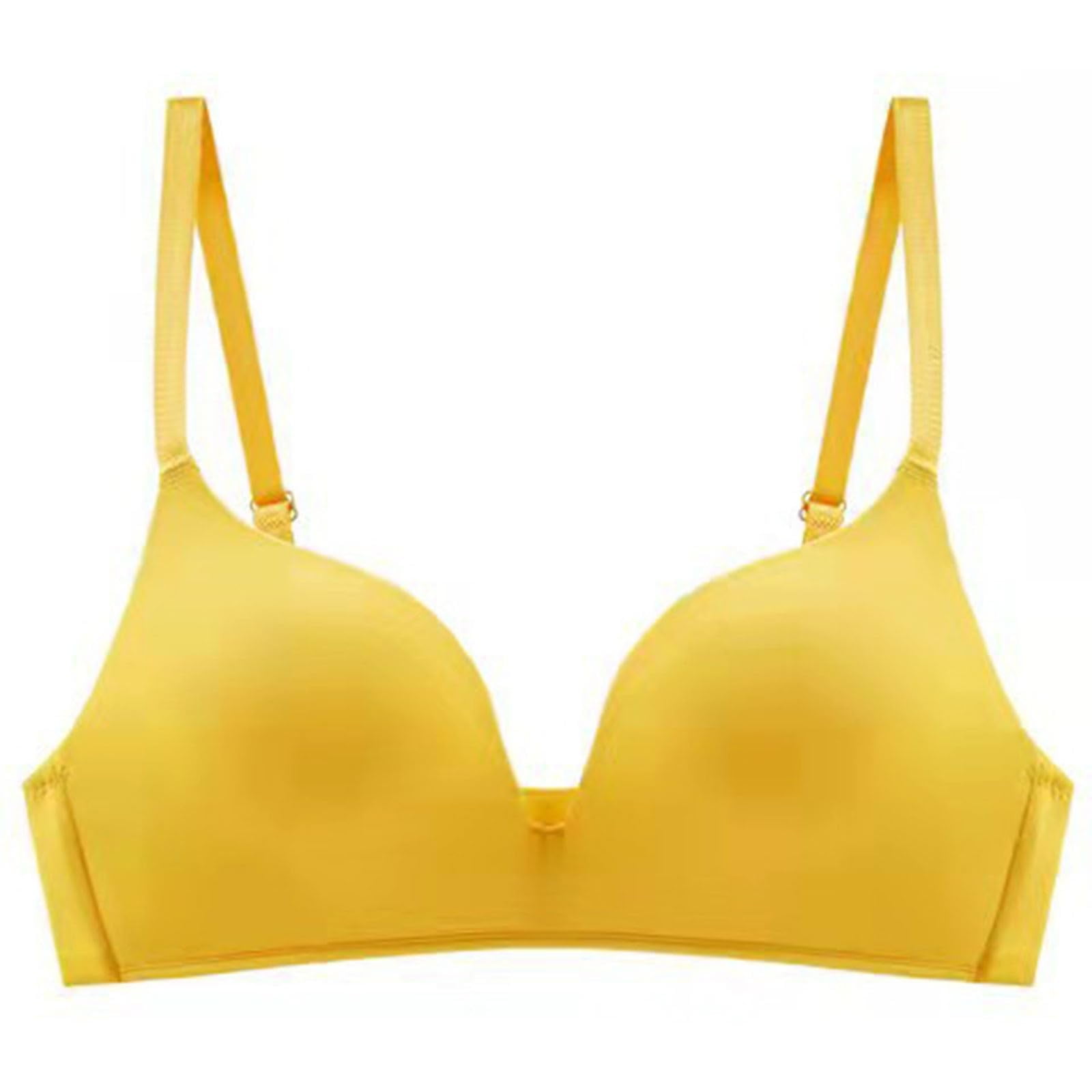 ZSQDM Lightly Lined Women's Bra Up Wire T Shirt Bra Small Cup Bra ...