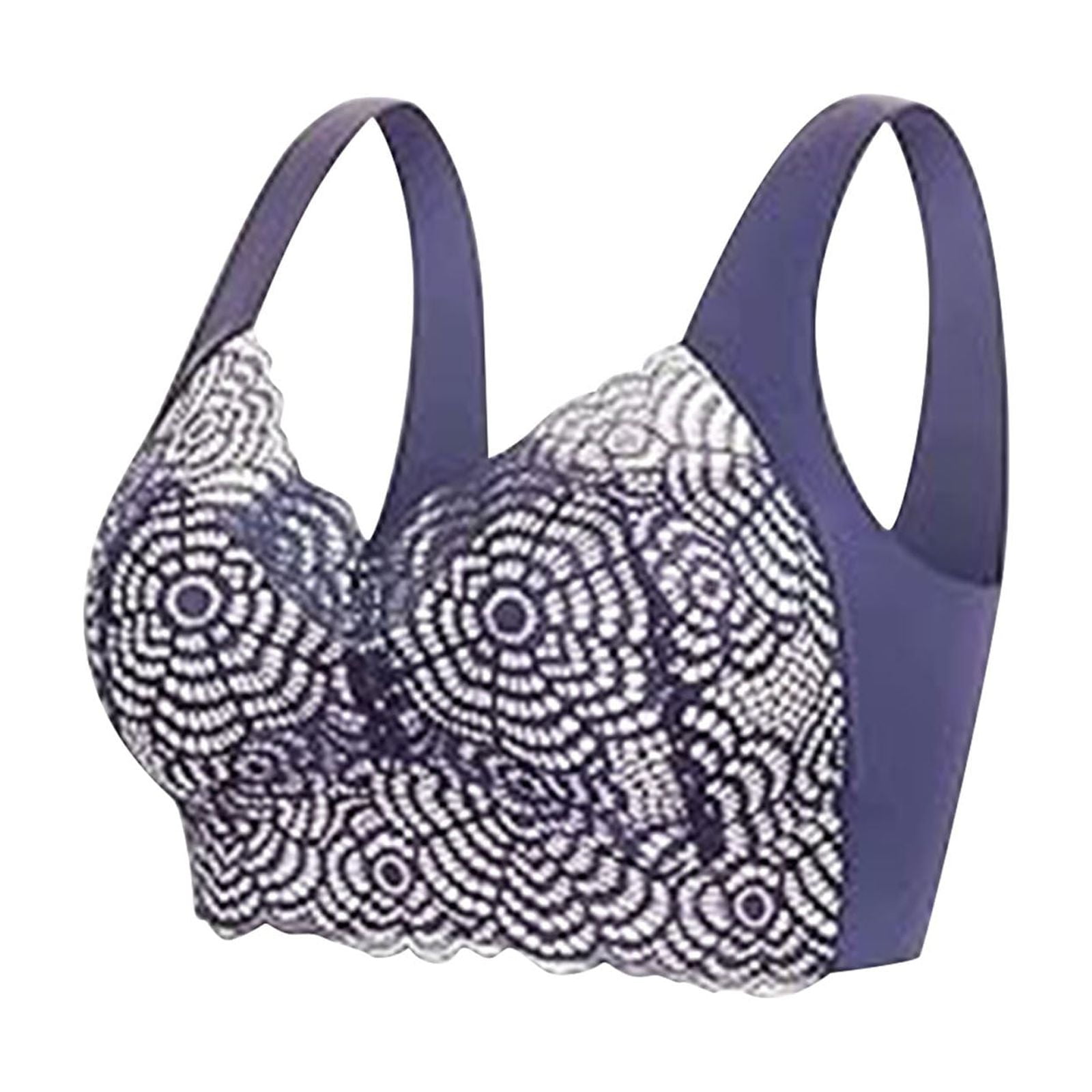 ZSQDM Seamless Large Size Women's Underwear Lace Beautiful Vest Bra Comfit Bra Comfit Original ...