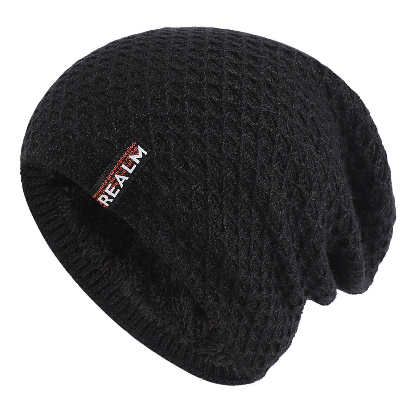 ZSQDM Winter Hats for Men Women Soft Warm Knit Hat Ski Stocking Cuffed ...