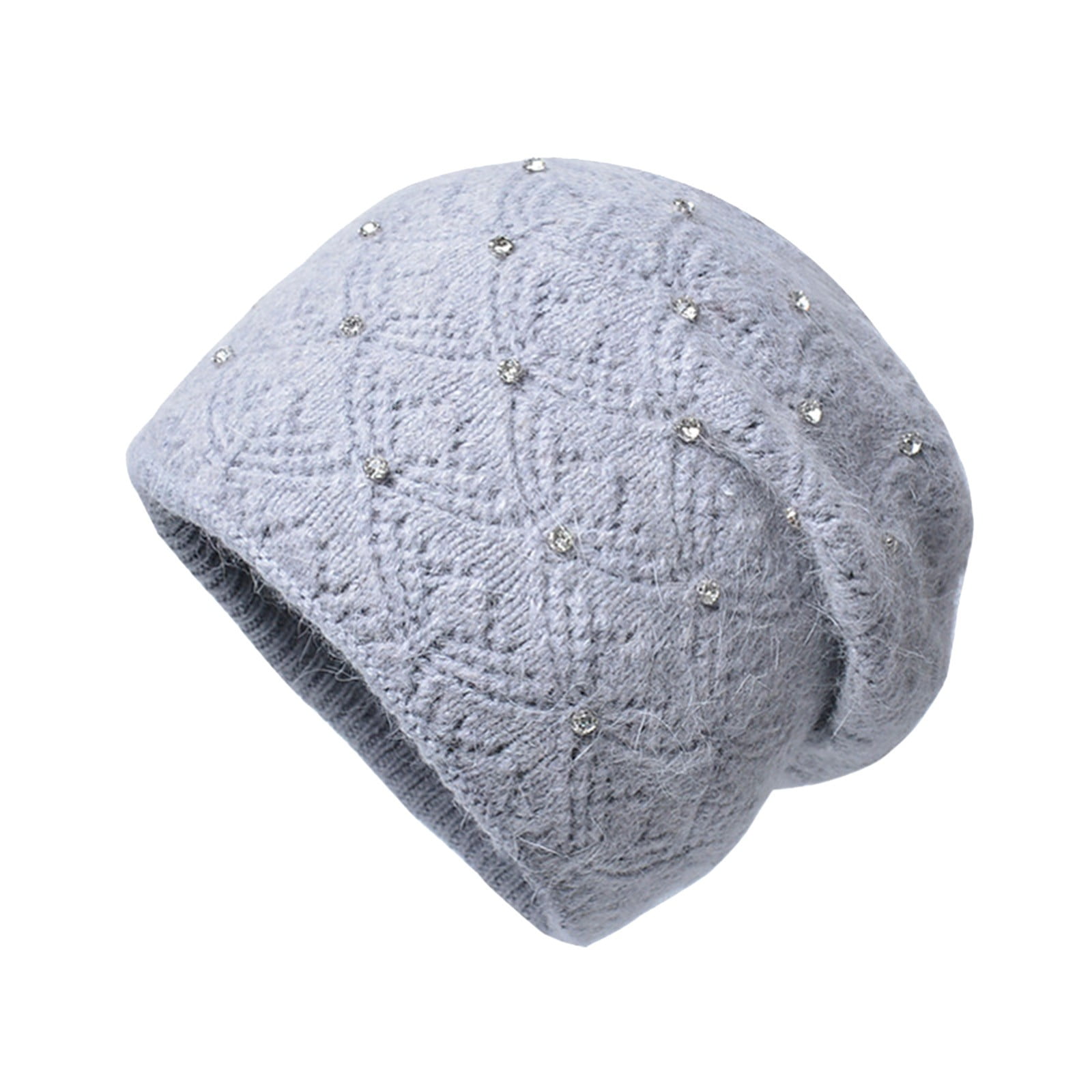 ZSQDM Women Warm Wool Hat Fashion Winter Cold Proof Hat Ear Protection ...