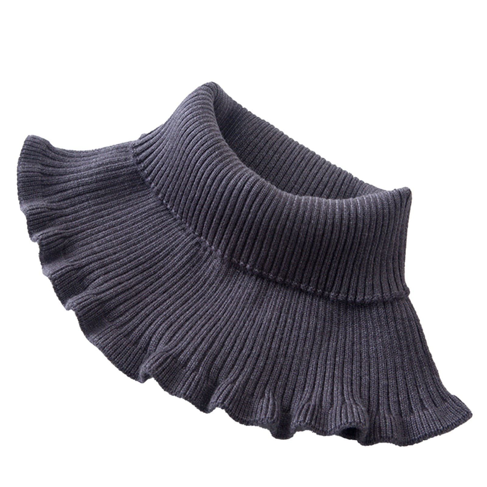 ZSQDM Women's Neckerchief Women's Turtleneck Dickey Collar Knitted ...