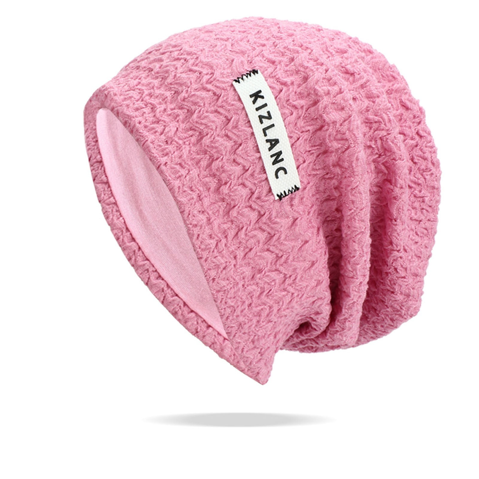 ZSQDM Womens Warm Pile Hat Unisex Capped Solid Color Pullover Cap ...