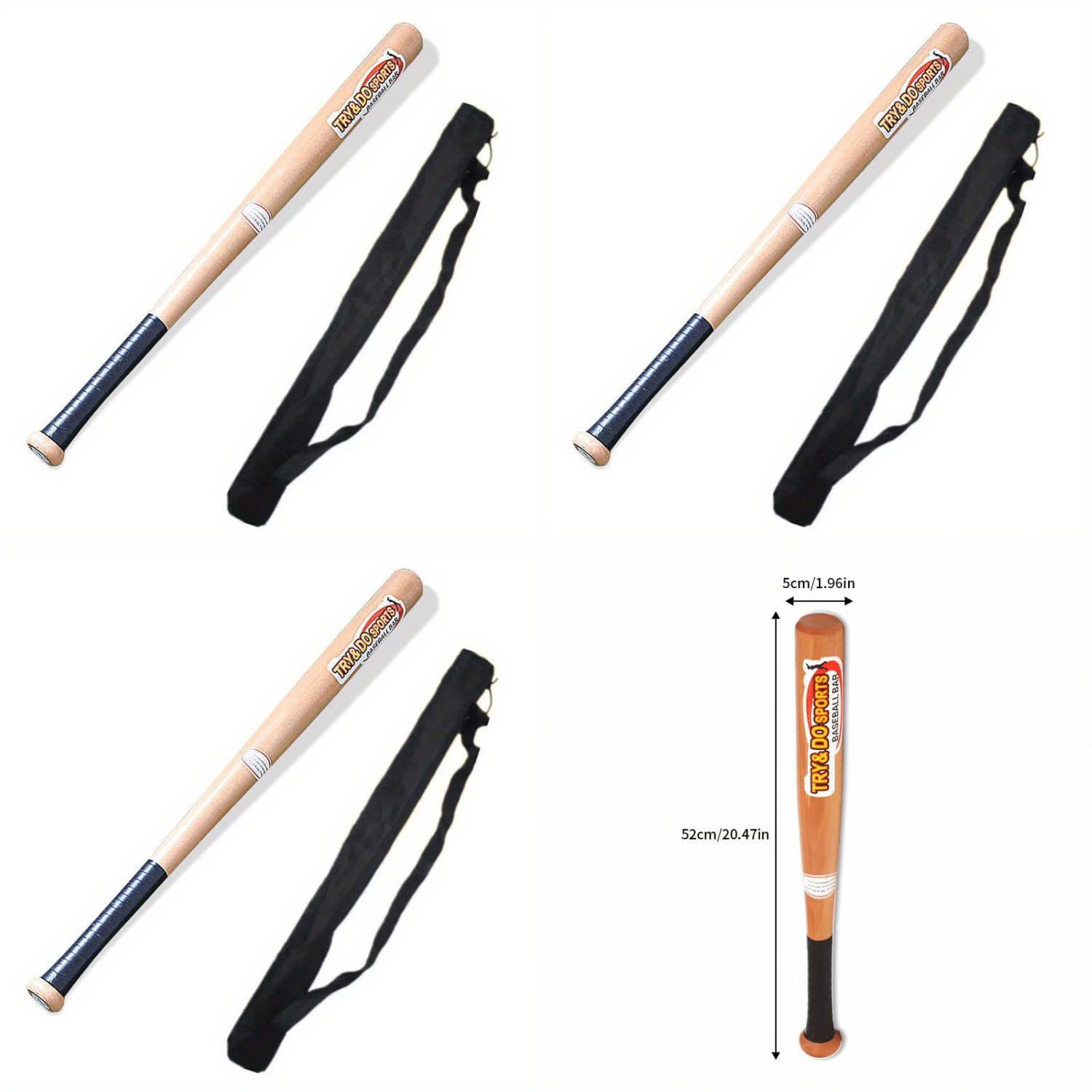 ZSTCDQ Premium Hardwood Baseball Bat for Superior Performance in ...