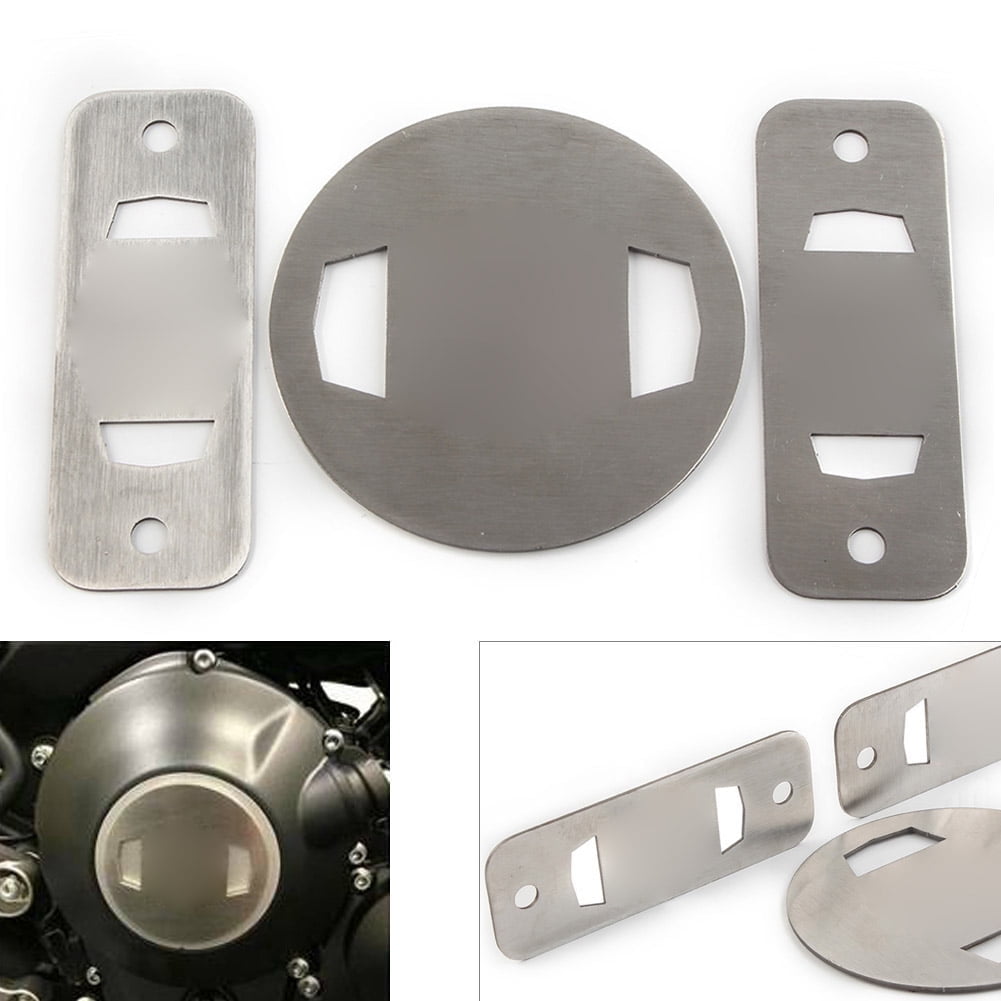 ZSWAL 1 Set Stainless Steel Powder Coated Motorcycle Clutch Cover Top ...