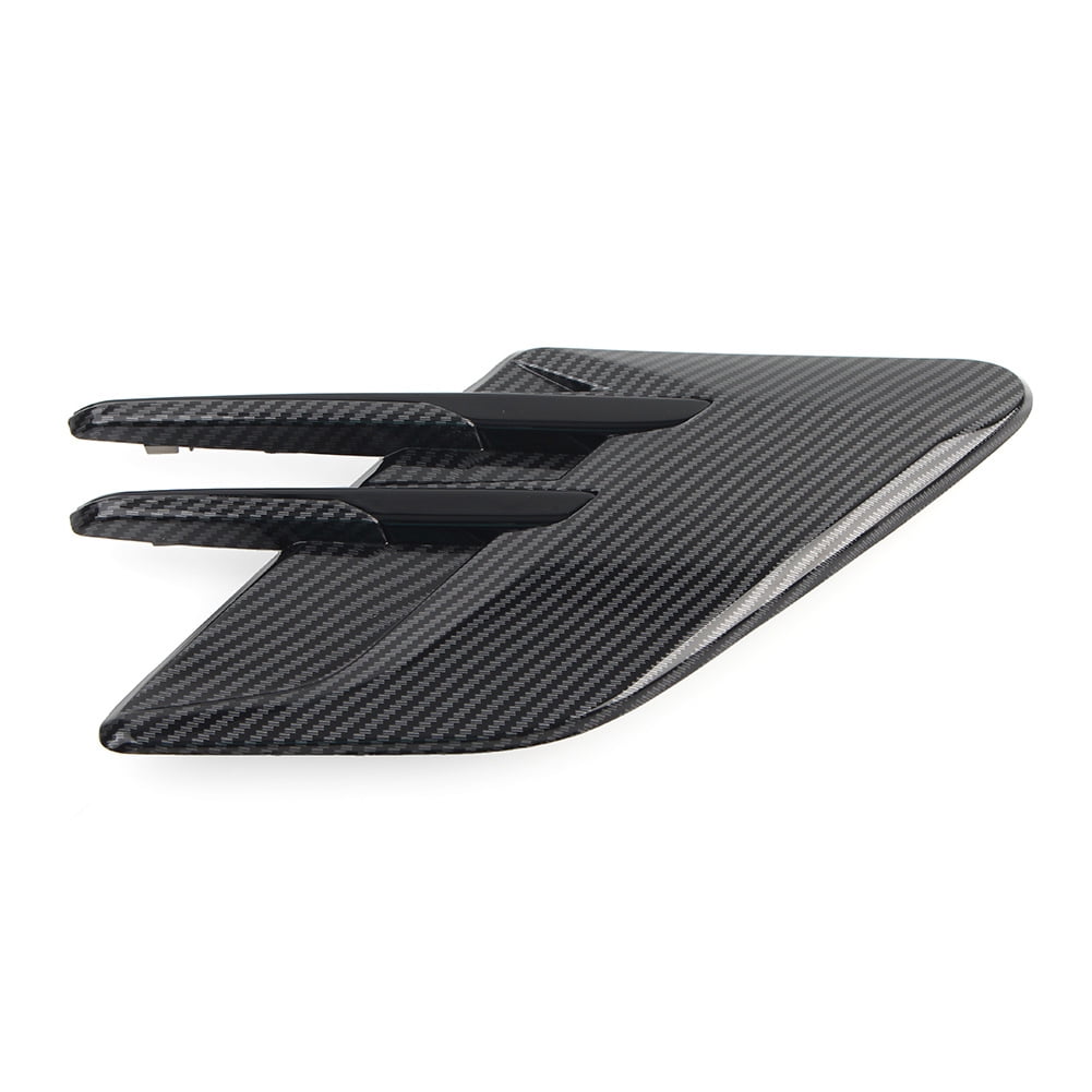 ZSWAL Carbon Fiber Look Right Side Vent Air Flow Fender Decoration Sticker, Air Flow Bumper Side ...