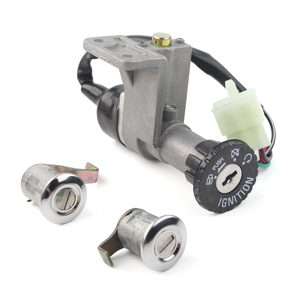 ZSWAL Ignition Switch Lock Key 4 Wire For Roketa For Jonway Gy6 50 ...