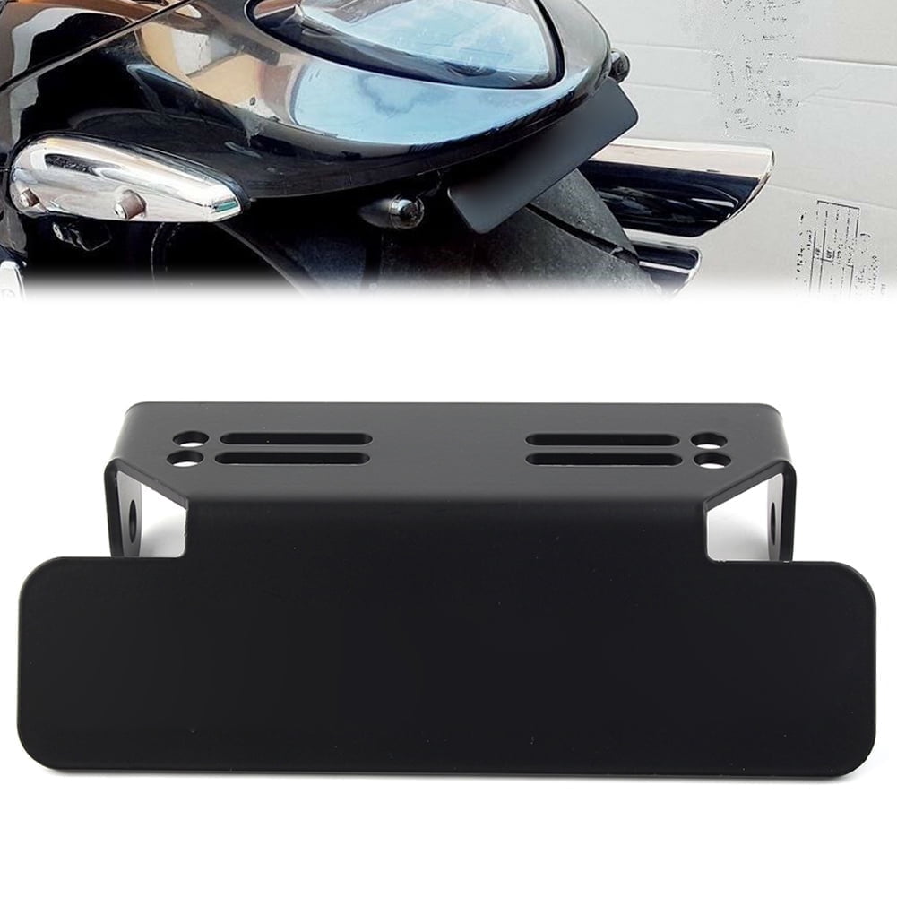 ZSWAL Motorcycle Aluminum Rear License Plate Frame License Plate Cover ...