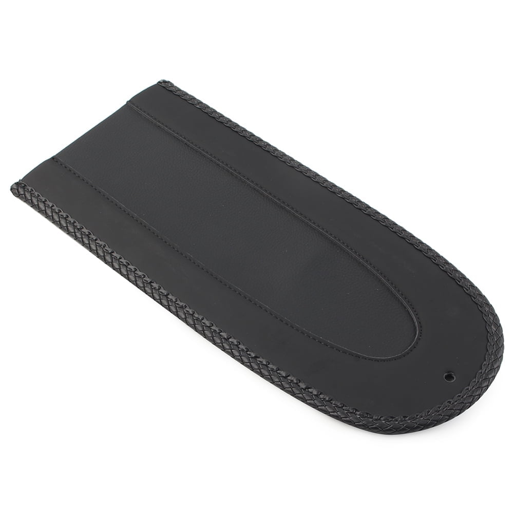 ZSWAL Motorcycle Leather Rear Fender Bib Solo Seat Black for Harley ...