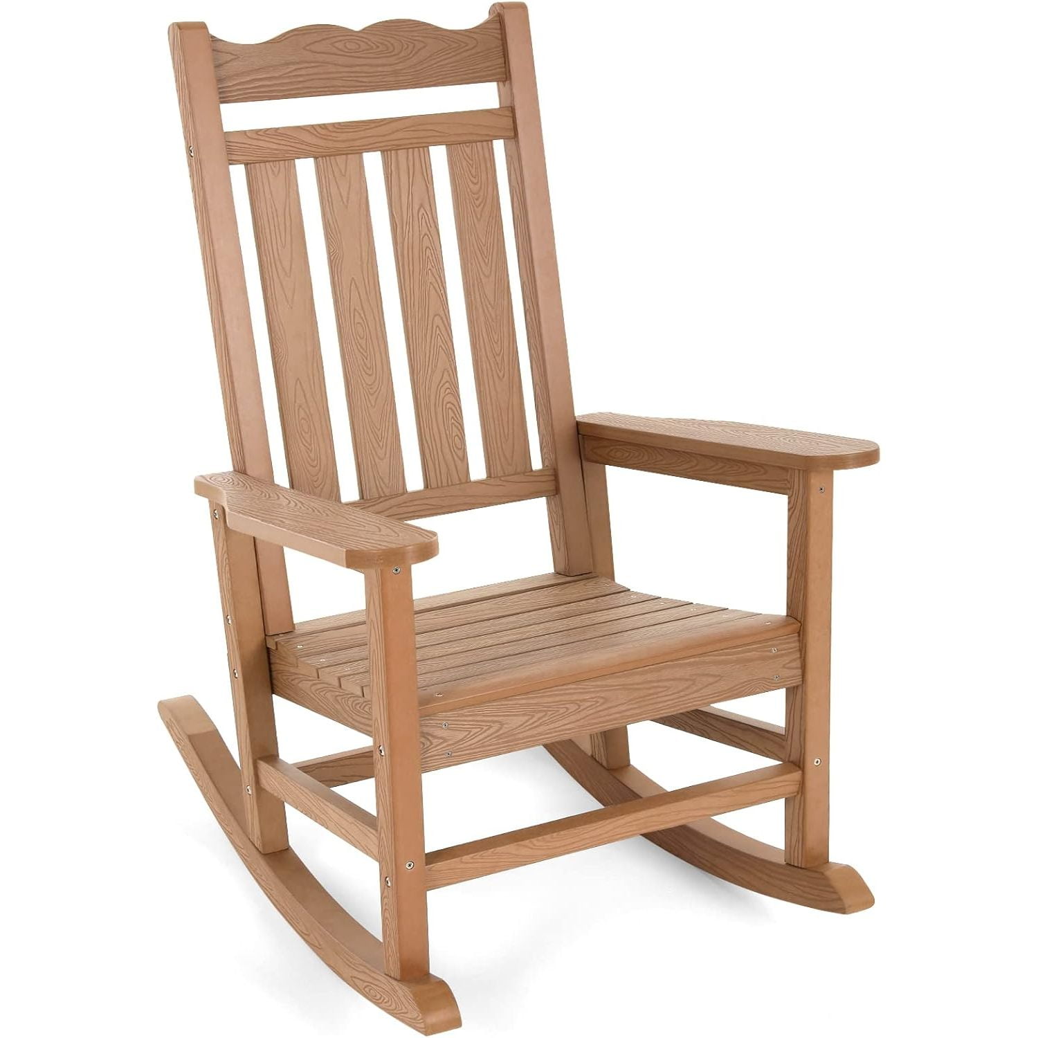 ZSWP Oversized Outdoor Rocking Chair, Porch Rocker with 400 lbs Weight ...