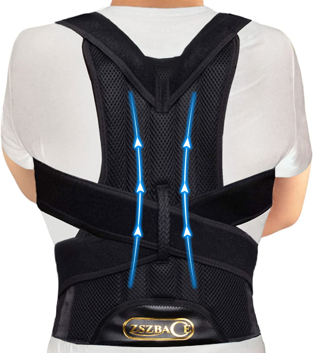 ZSZBACE Back Support Belt, Posture Corrector for Women and Men ...
