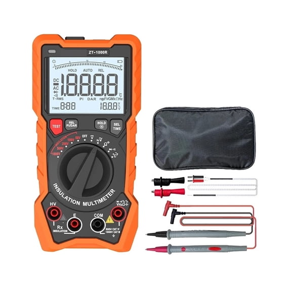 ZT-1000R Digital Insulation Resistance Tester, Electronic Megohmmeter ...