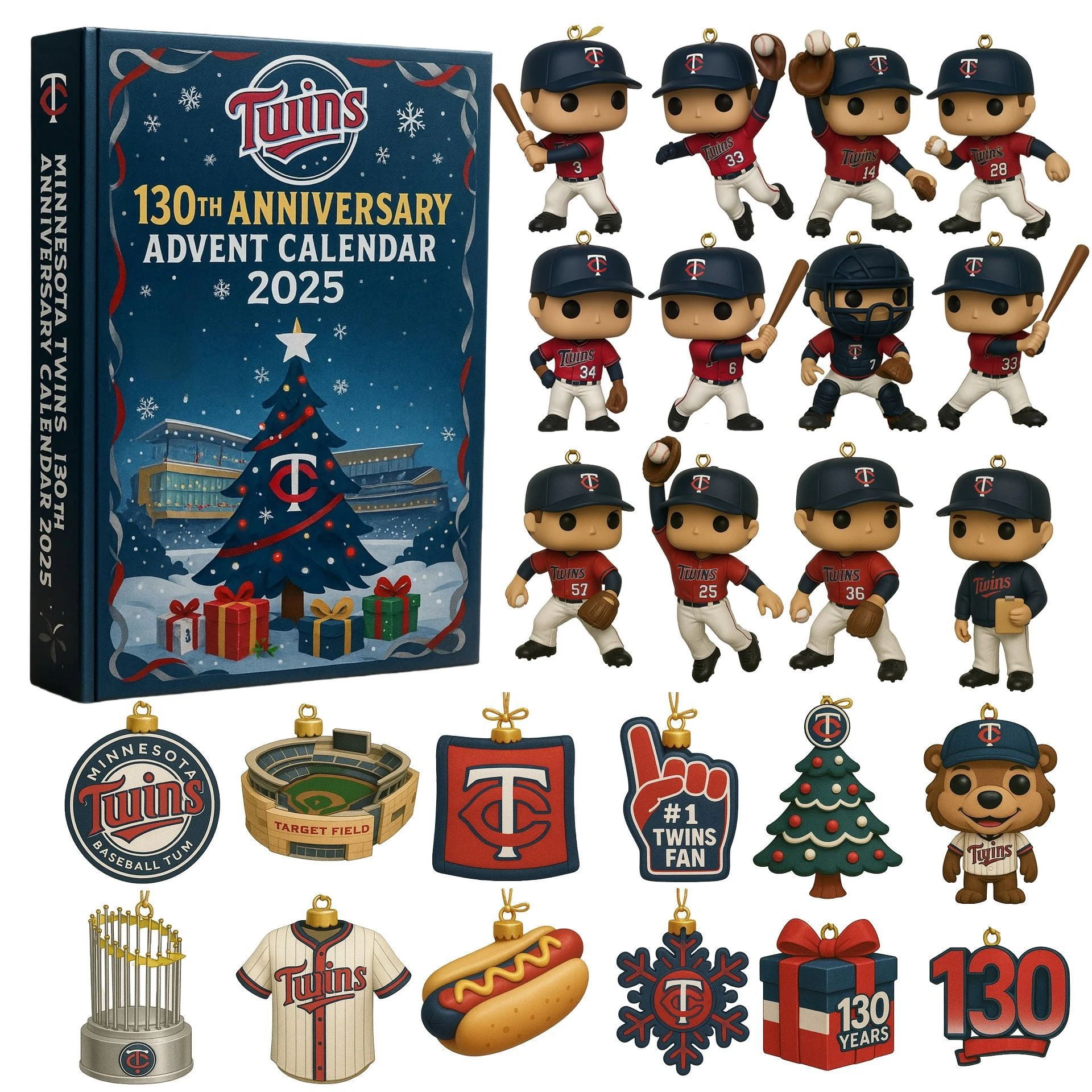 ZT Christmas Advent Calendar, Baseball 125th Anniversary Advent ...