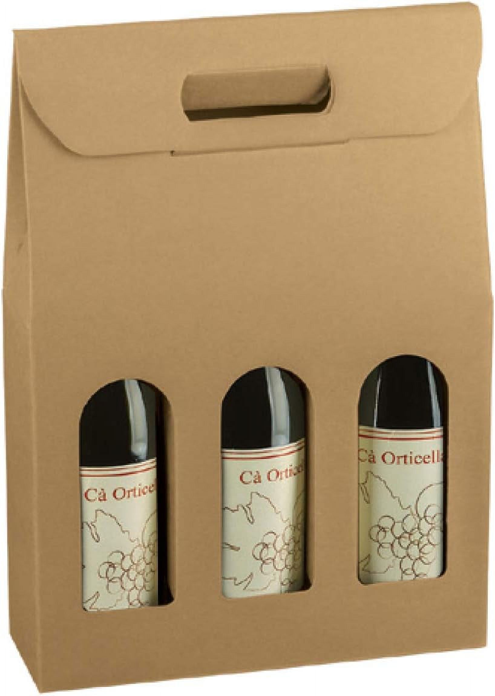 ZT Packaging Bottle Carrier Wine Boxes Wine Bottle Boxes - Walmart.com