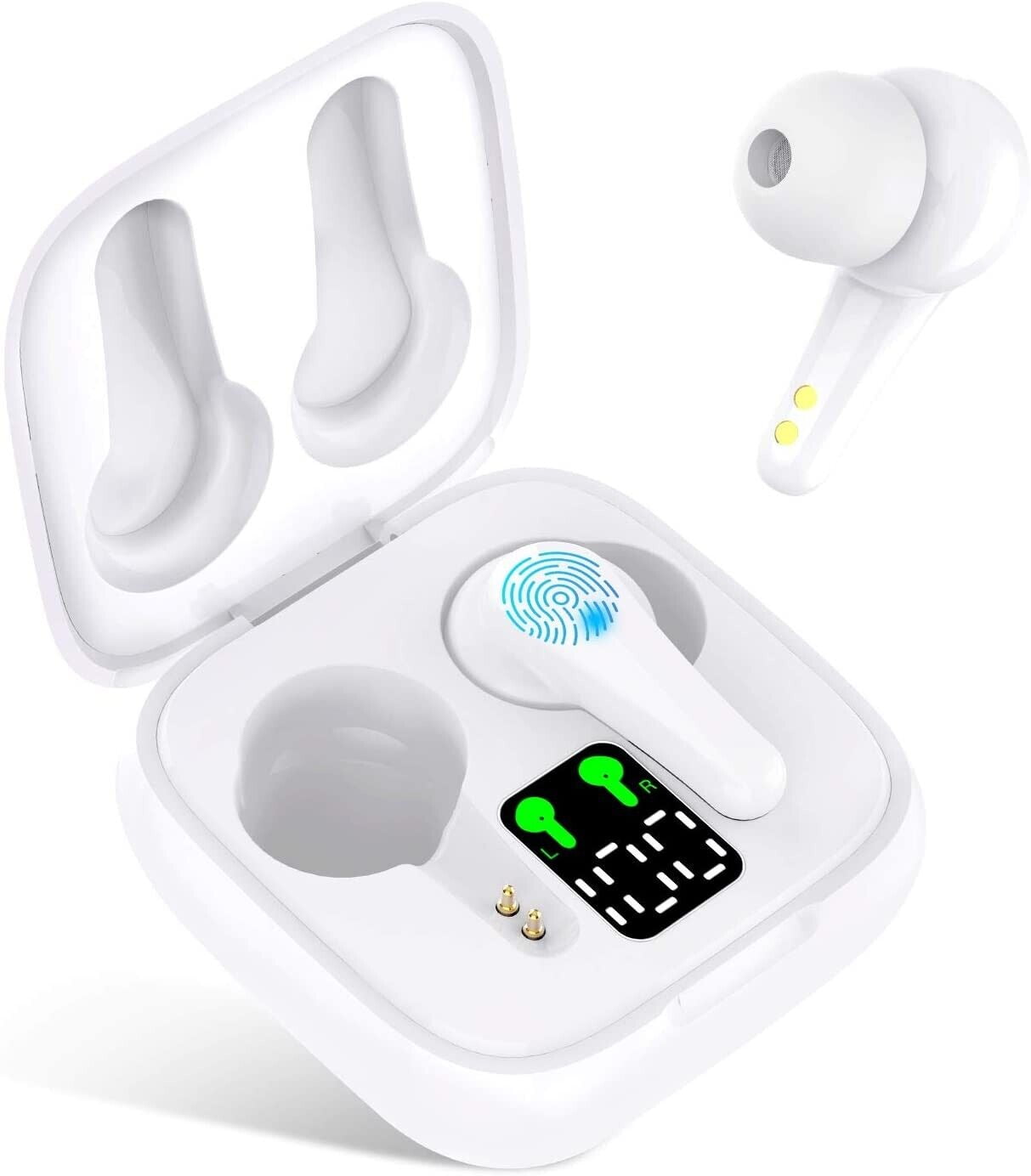 for ZTE Axon 40 Ultra Wireless Earbuds Touch Control with Charging Case ...