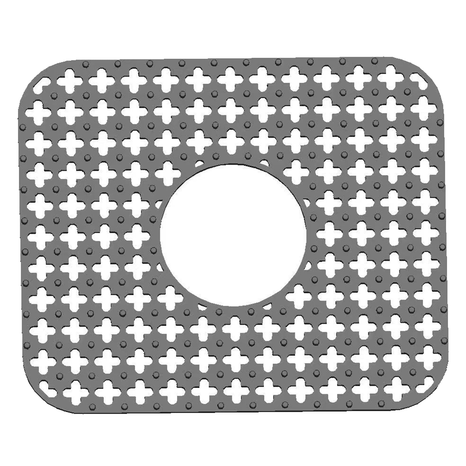 ZTGD Anti-scratch Food Grade Hollow Sink Mat with Drain Hole Practical ...