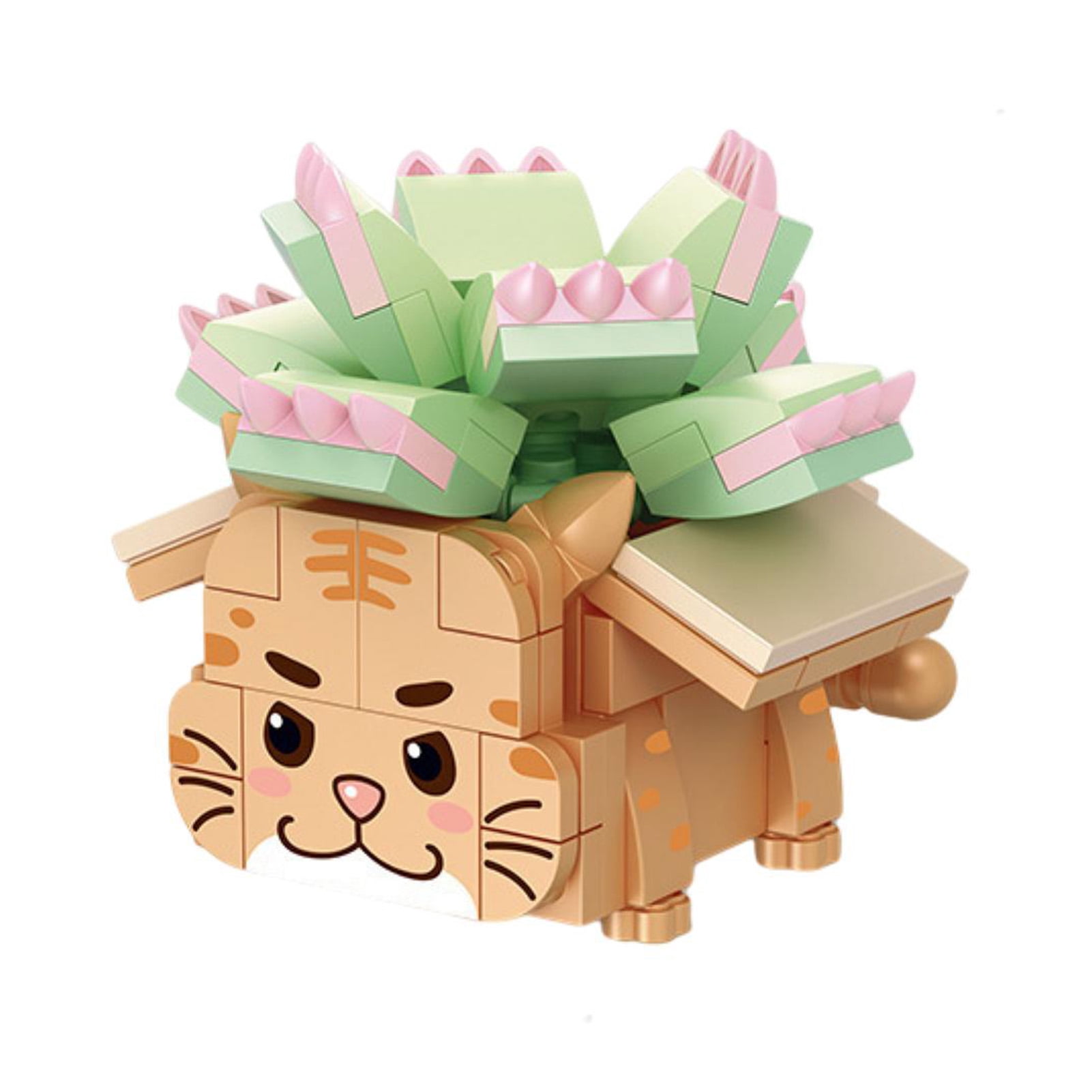 ZTGD Building Blocks Potted Plant Multi-styles Educational Assembly DIY ...