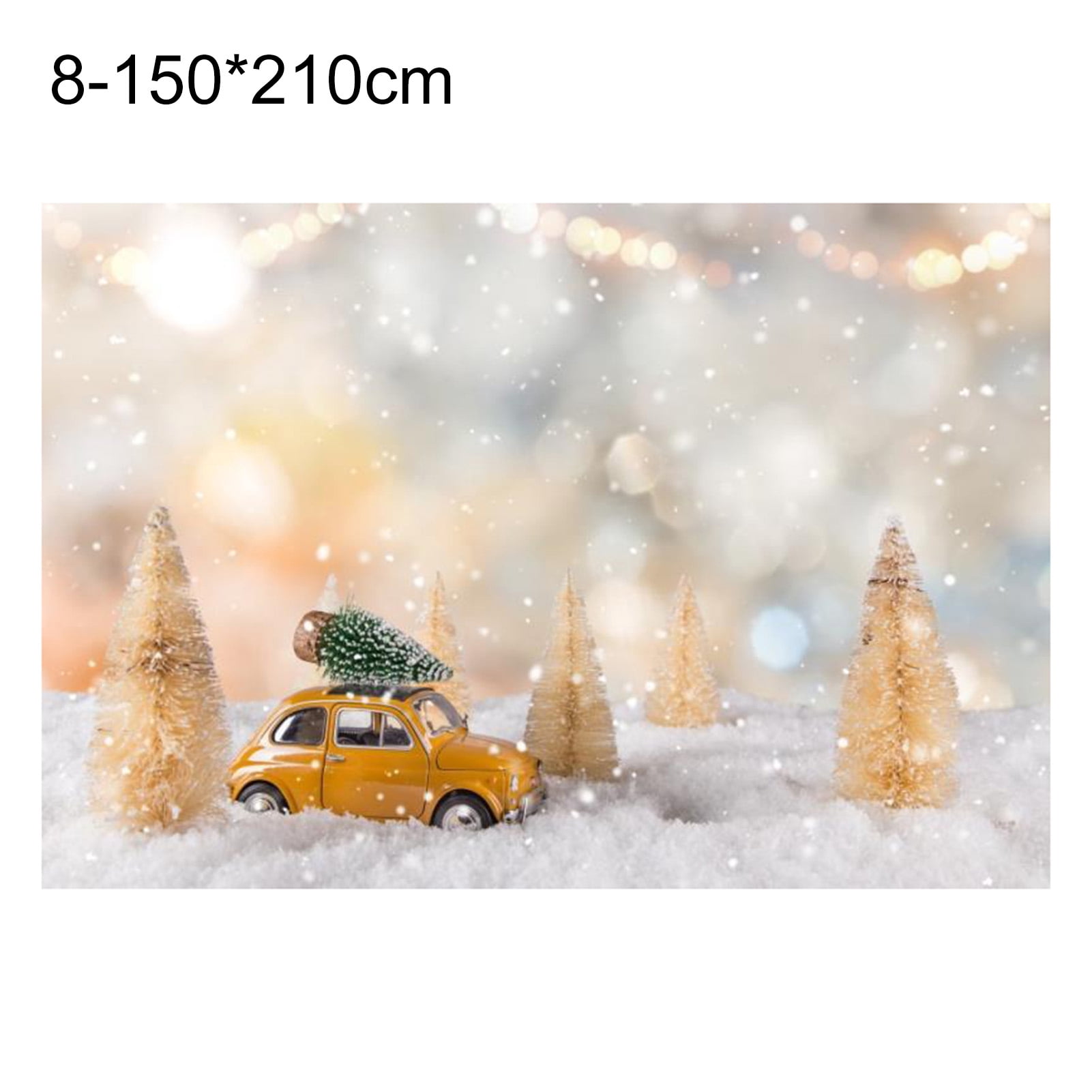 ZTGD Christmas No-wrinkle Fabric Backdrop Washable Photo Studio ...