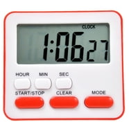 EEEkit 2pcs Digital Magnetic Kitchen Timers, Large Manual Count Up ...