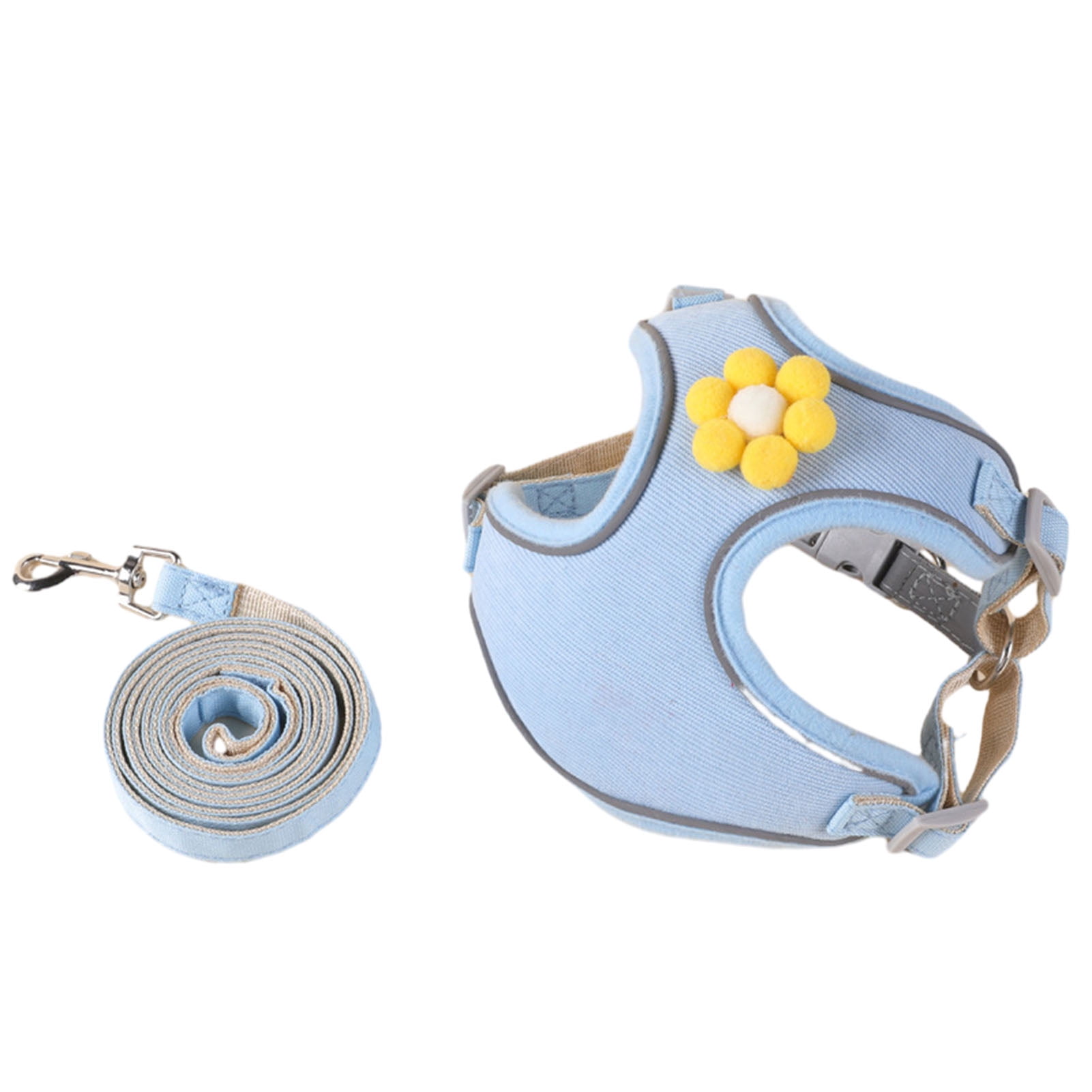 ZTGD Small Dog Harness Leash Set Reflective Strap Night Safe Pet Dog ...