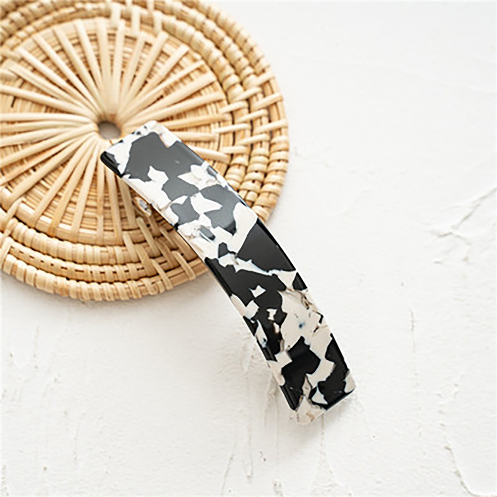 ZTTD 1 Pieces Large French Barrettes for Women Fine Thick Hair, Classic ...